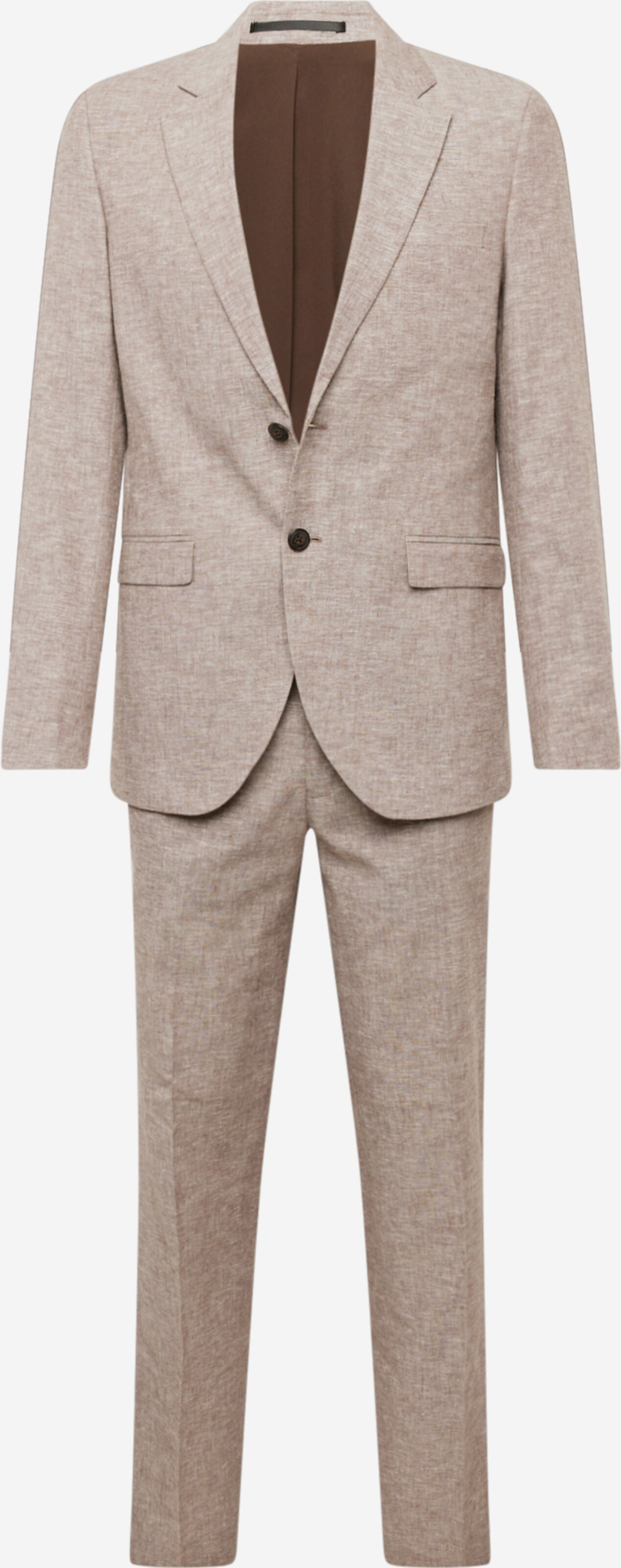 JACK & JONES Slimfit Fato 'JJ RIVIERA' em Castanho Escuro | ABOUT YOU