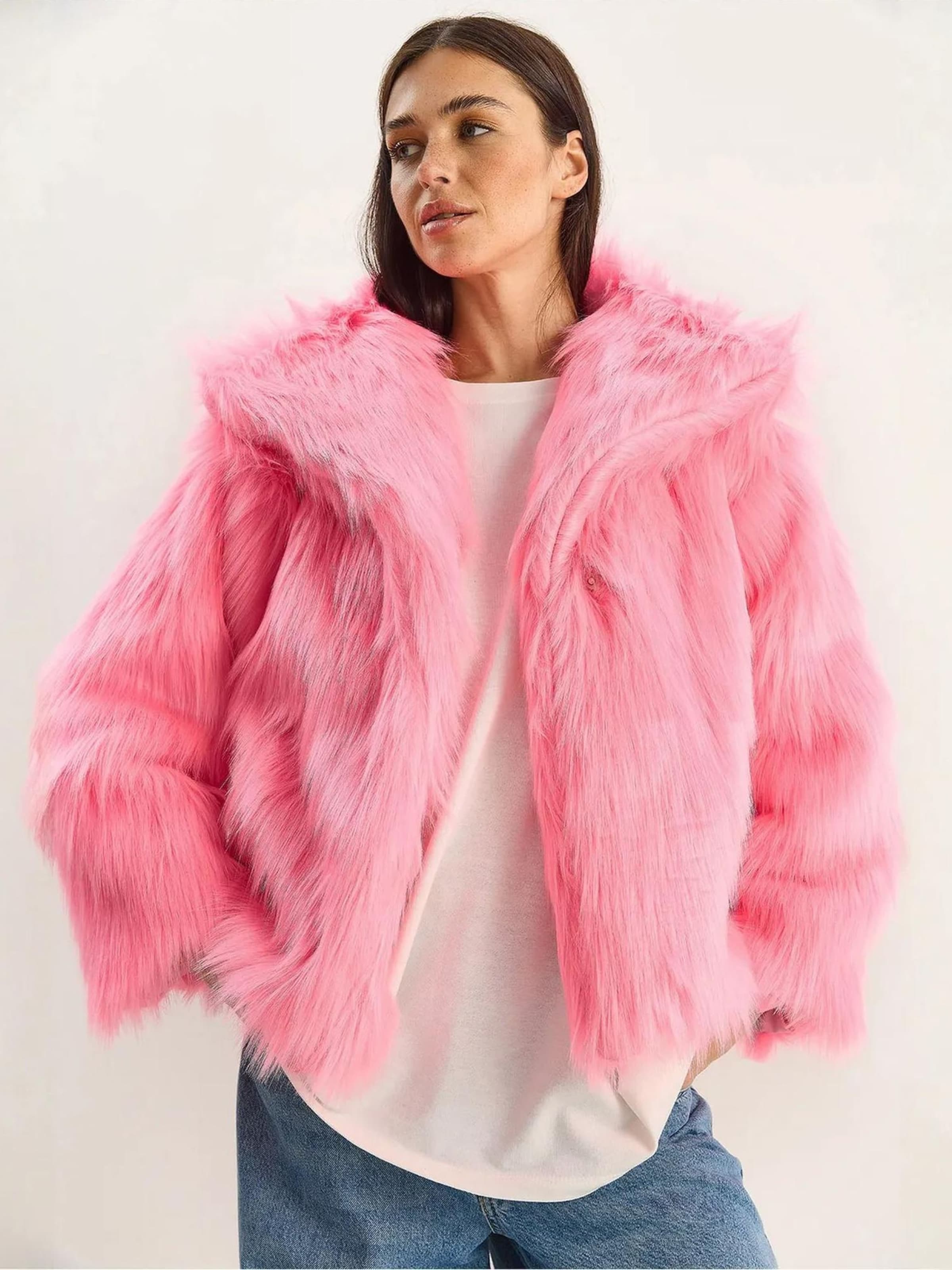 Bianco Lucci Winterjas in Pink | ABOUT YOU