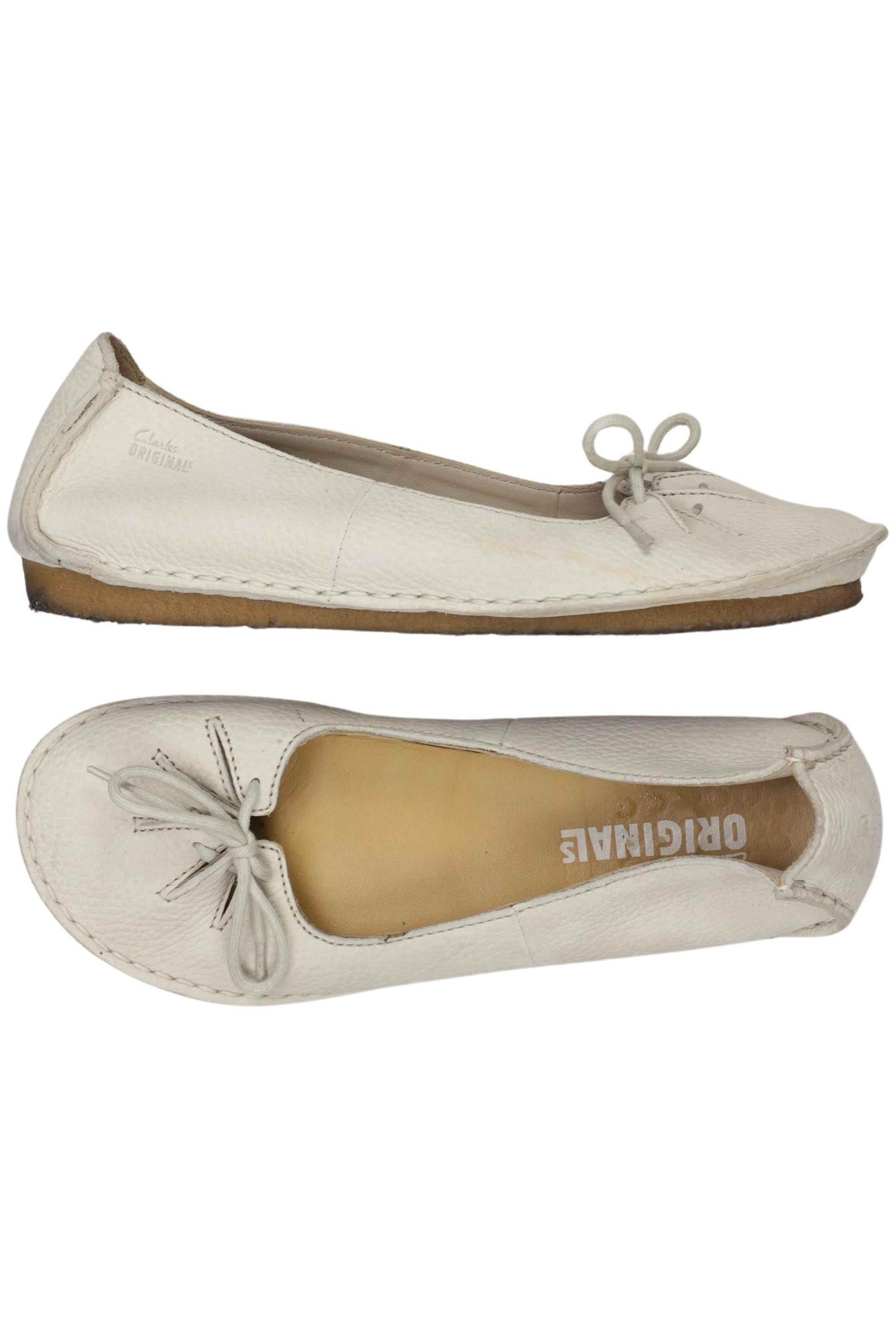 CLARKS Ballerina 39,5 in Weiß | ABOUT YOU