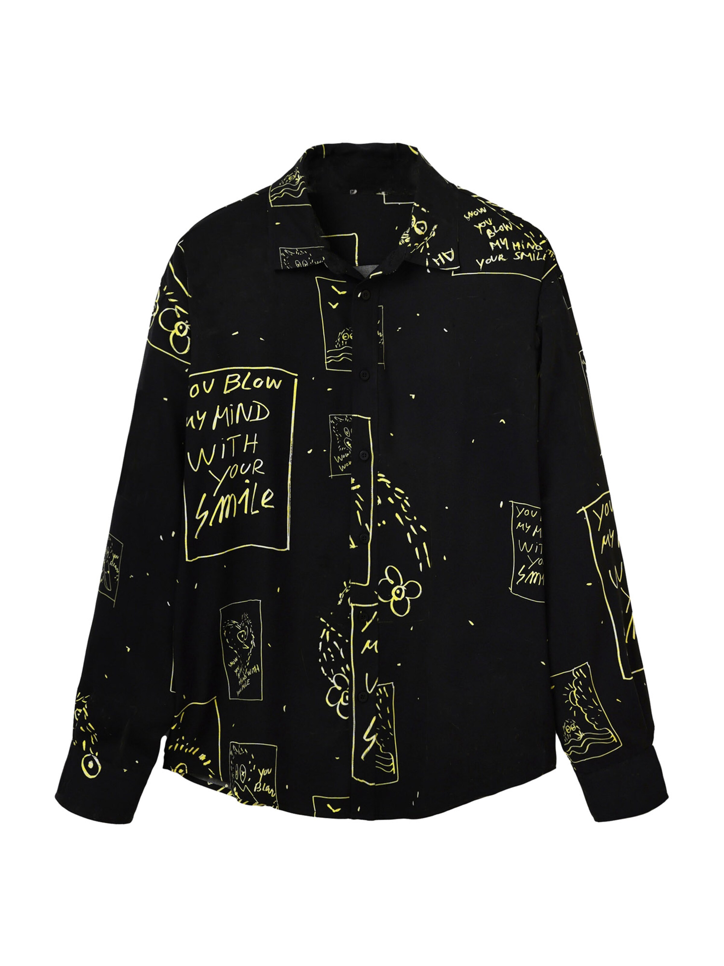 Desigual Regular fit Πουκάμισο 'CAMILLO' σε Μαύρο | ABOUT YOU