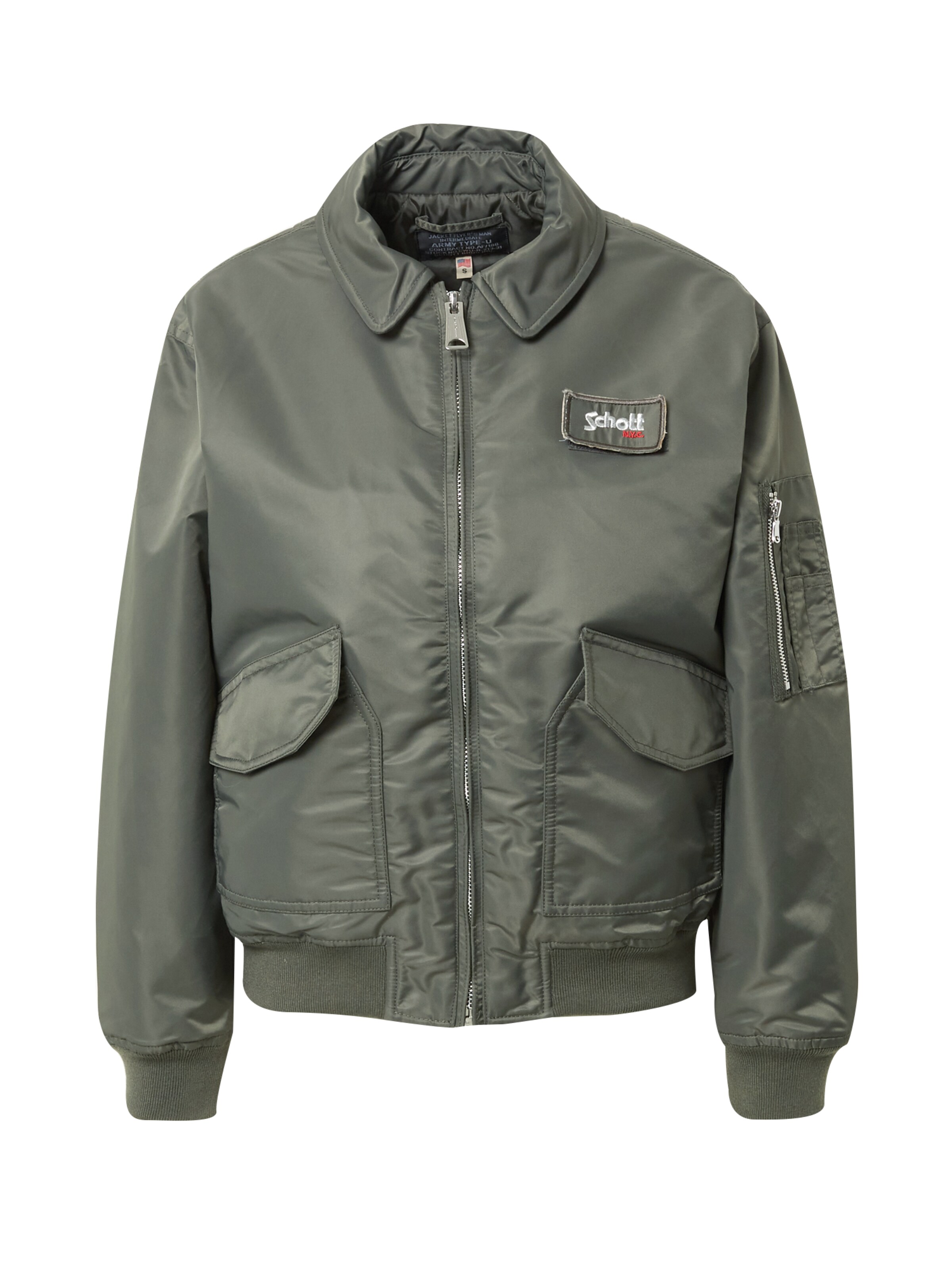 Schott NYC Jacke 'DANWRS' in Dunkelgrün | ABOUT YOU