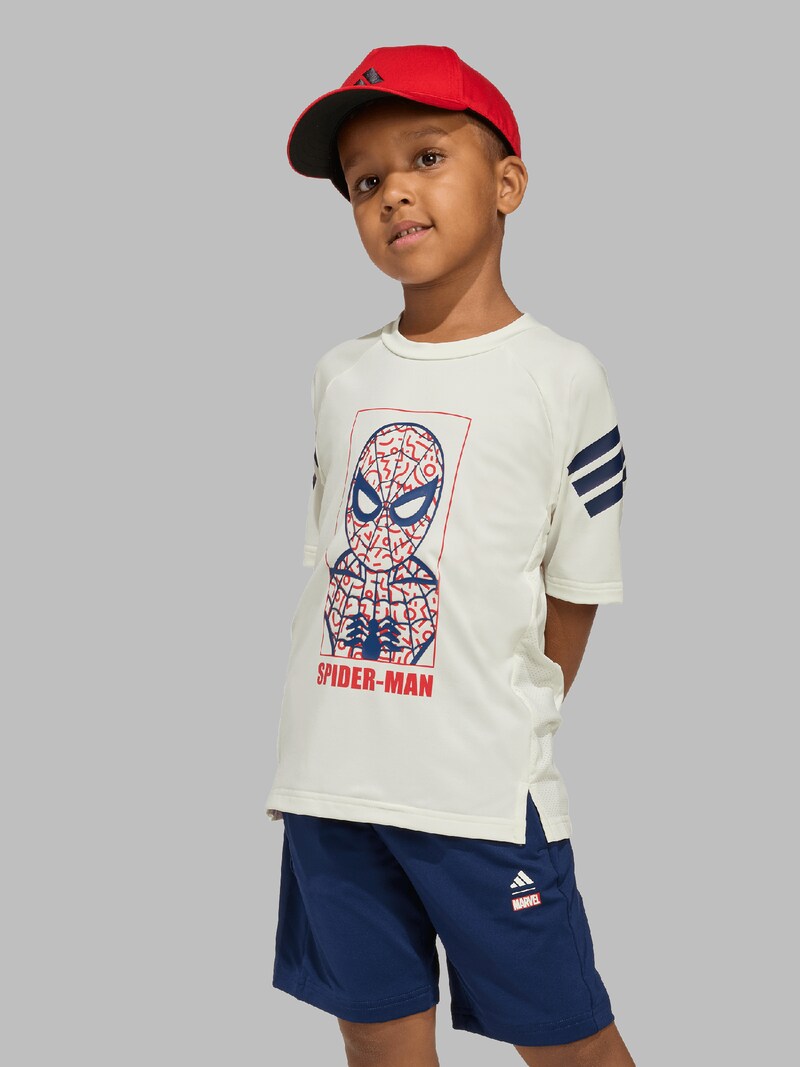ADIDAS SPORTSWEAR Sport Set 'MARVEL SPIDER-MAN' in Navy, Weiß | ABOUT YOU