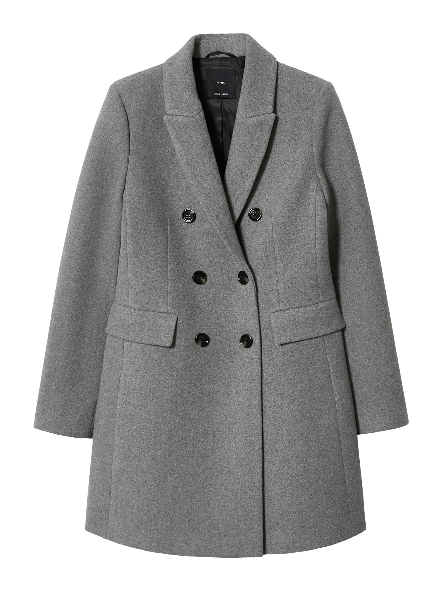 MANGO Mantel 'Dali' in Grau | ABOUT YOU