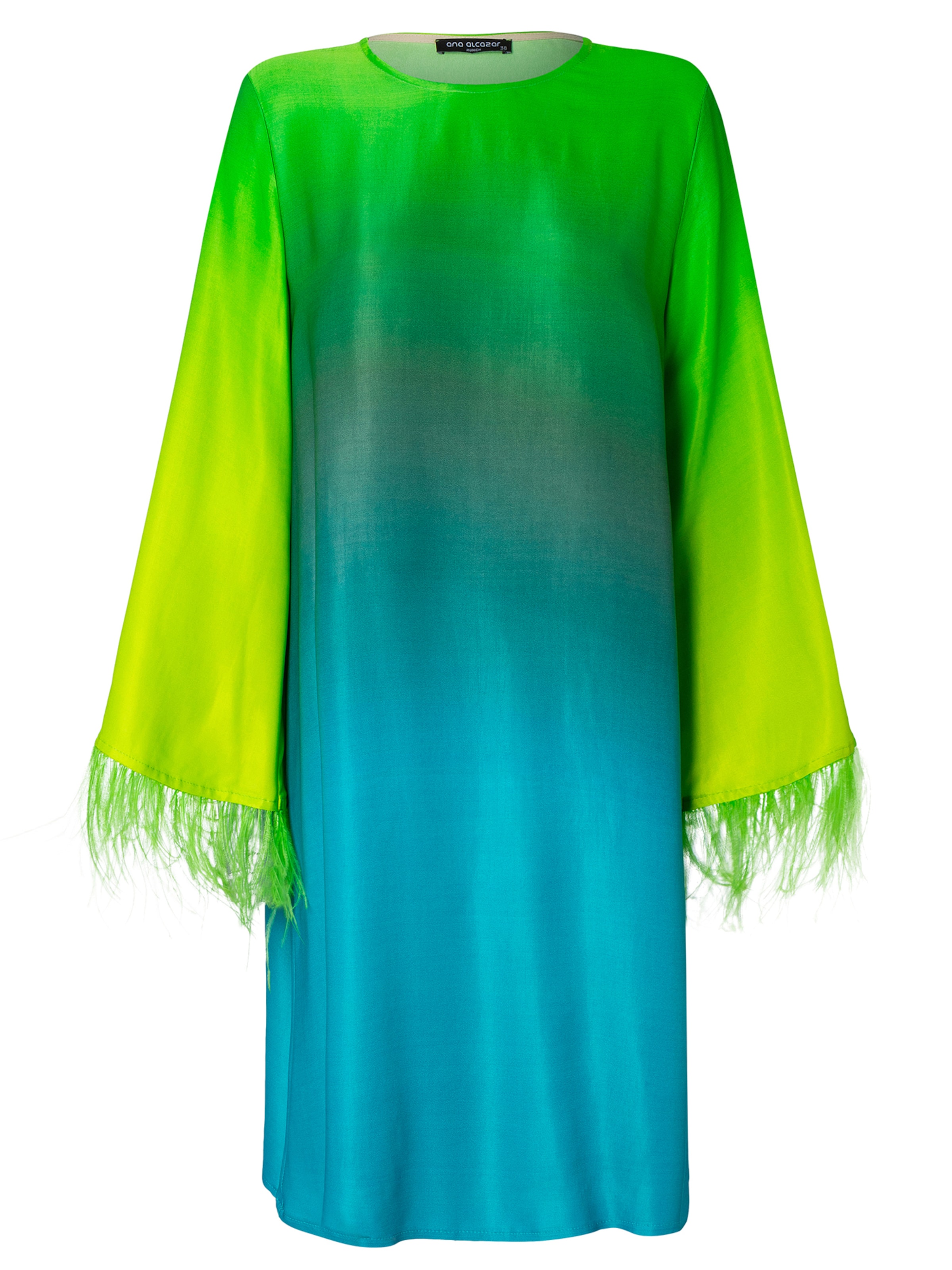 Ana Alcazar Cocktailjurk ' Rapya ' in Blauw, Groen | ABOUT YOU