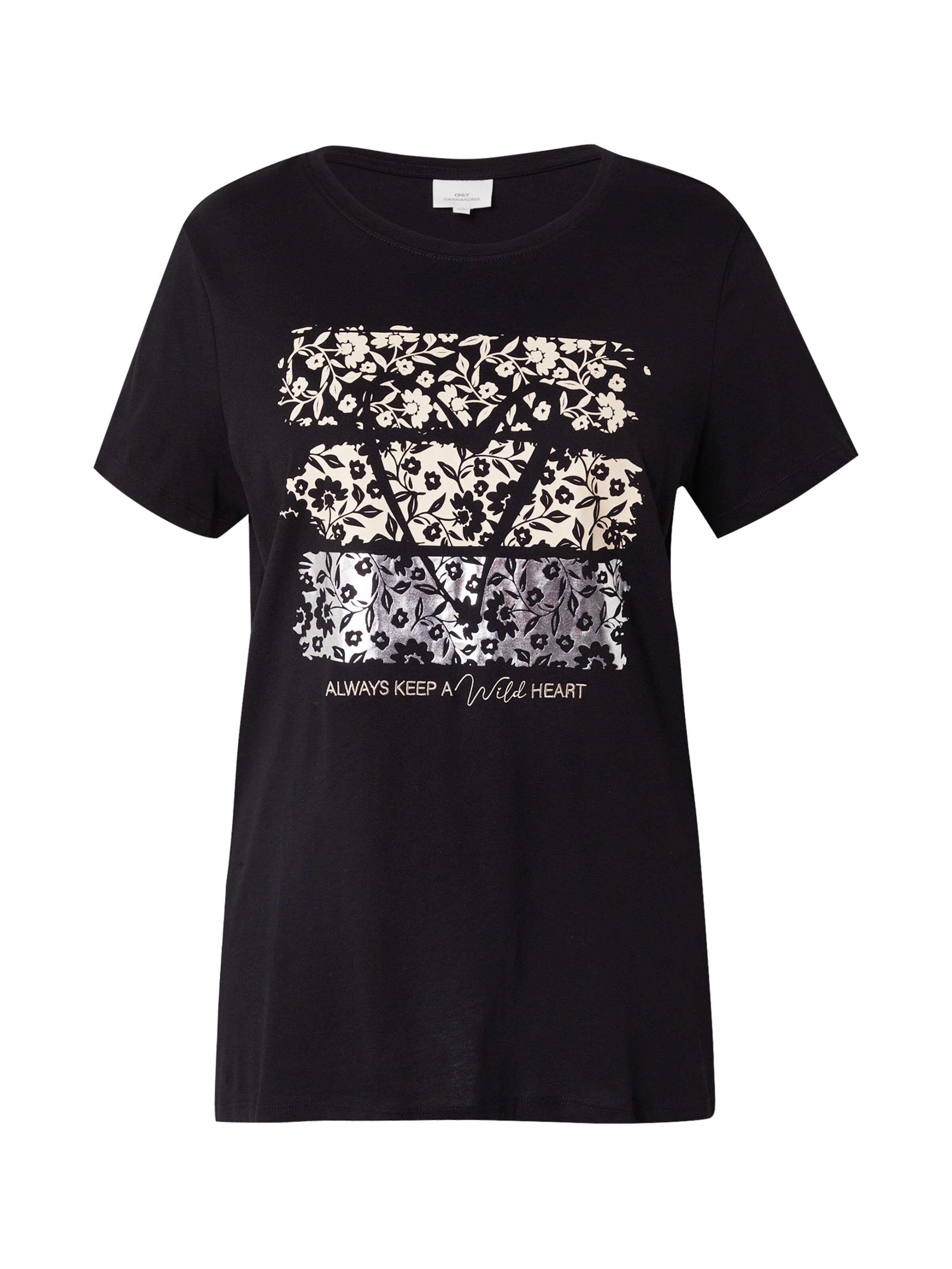 ONLY Carmakoma Tričko 'CARFREA' (Černá) | ABOUT YOU