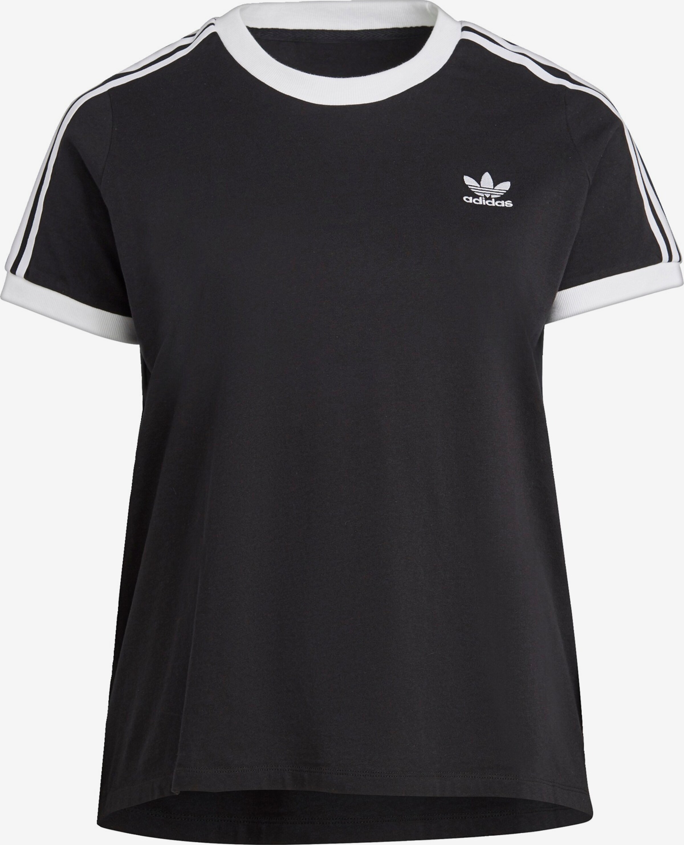 ADIDAS ORIGINALS Shirts 'Adicolor Classics 3-Stripes ' i Sort | ABOUT YOU