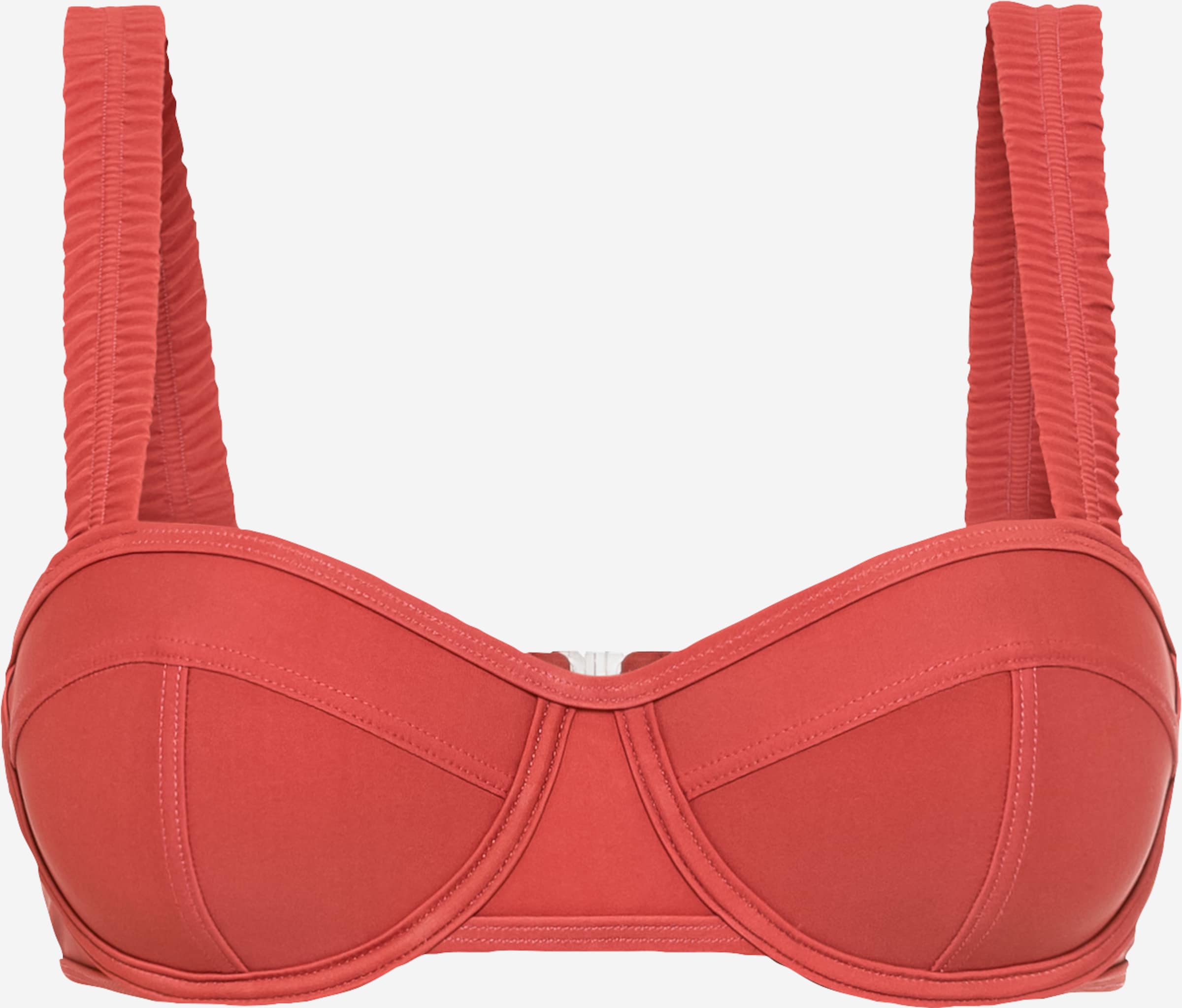 LSCN by LASCANA Balconette Sutien costum de baie 'Gina' pe Roșu | ABOUT YOU