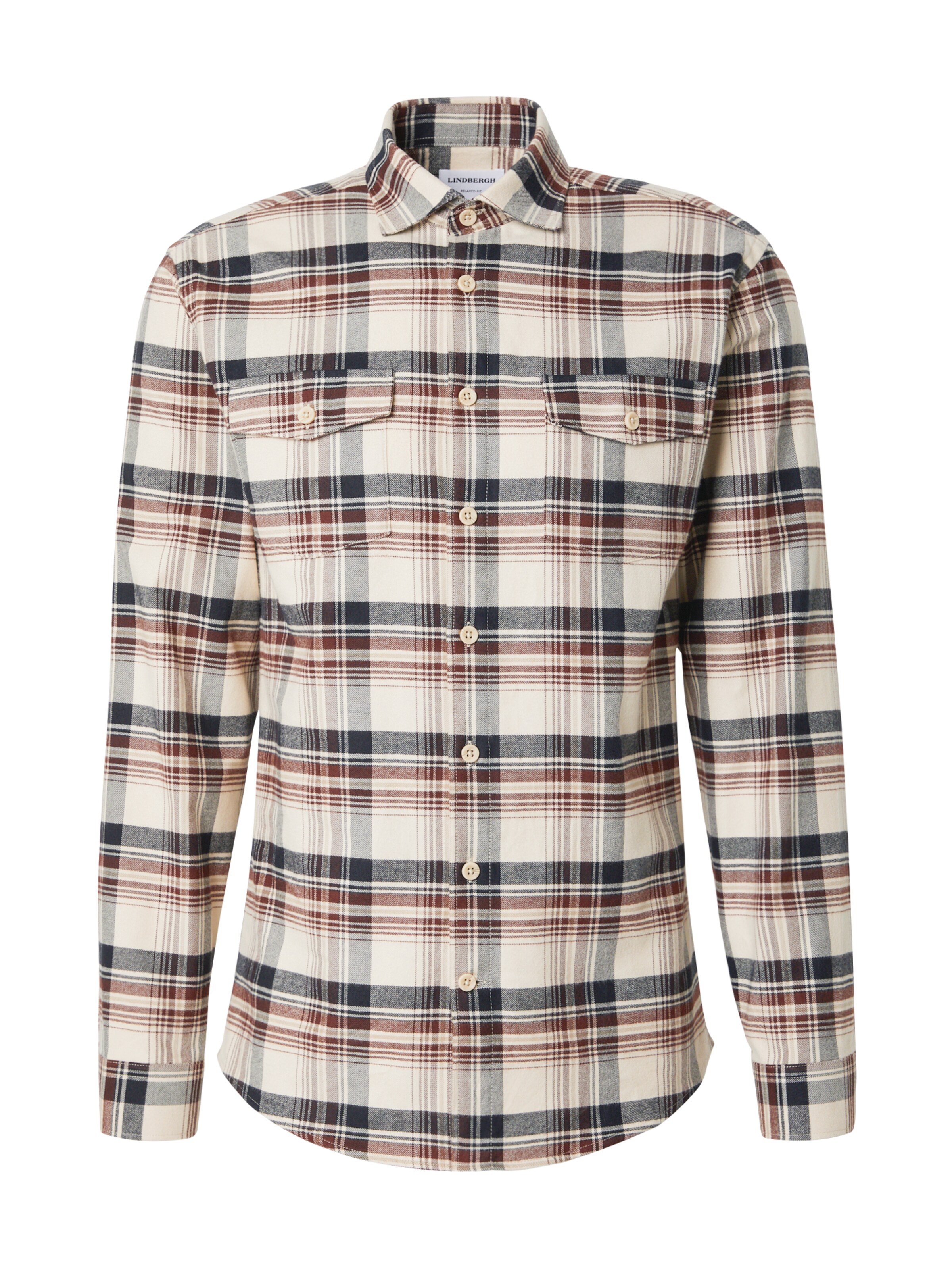 Tamsiai Raudona Lindbergh Standartinis modelis Marškiniai | ABOUT YOU