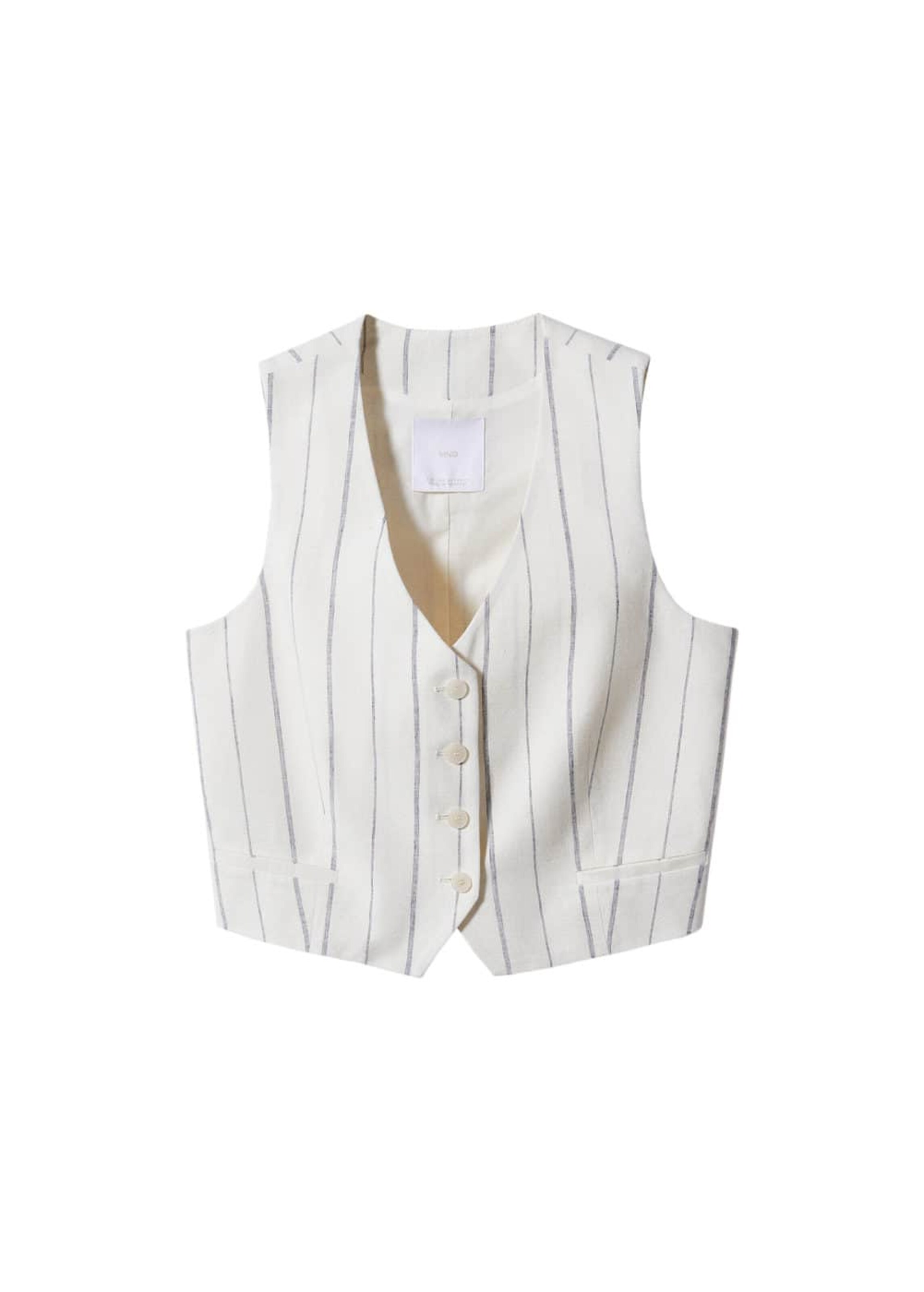 MANGO Prsluk od odijela | Prljavo Bijela boja | ABOUT YOU