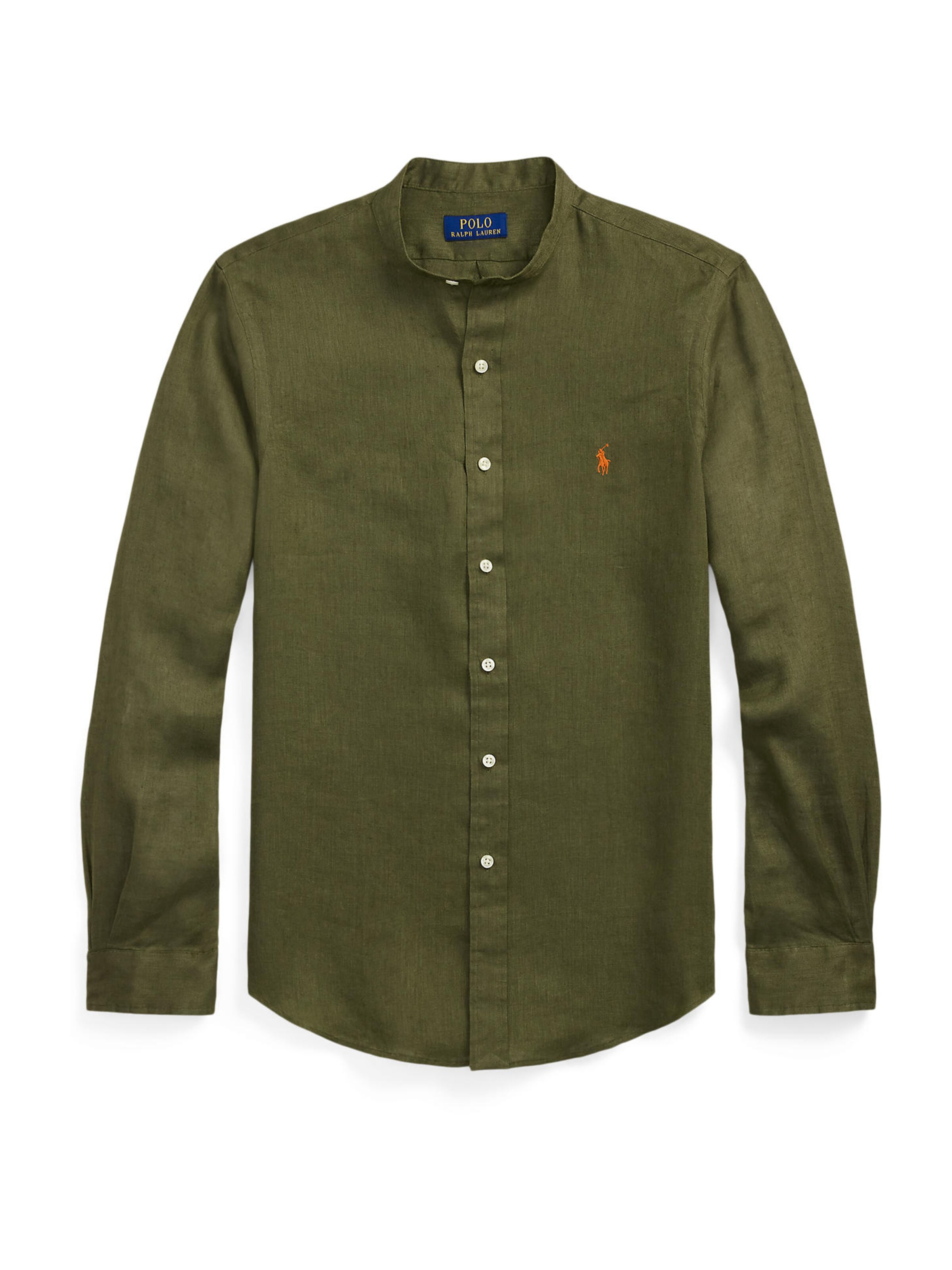 Polo Ralph Lauren Slim fit Πουκάμισο σε Λαδί | ABOUT YOU