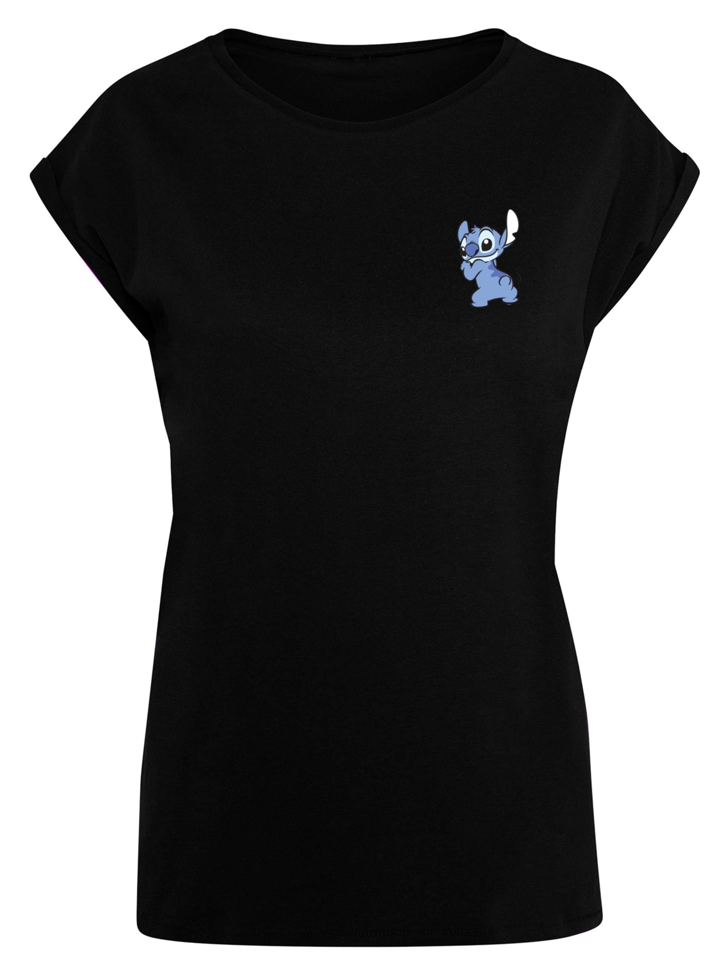 F4NT4STIC Shirt 'Disney Lilo And Stitch Stitch Backside' in Schwarz ...