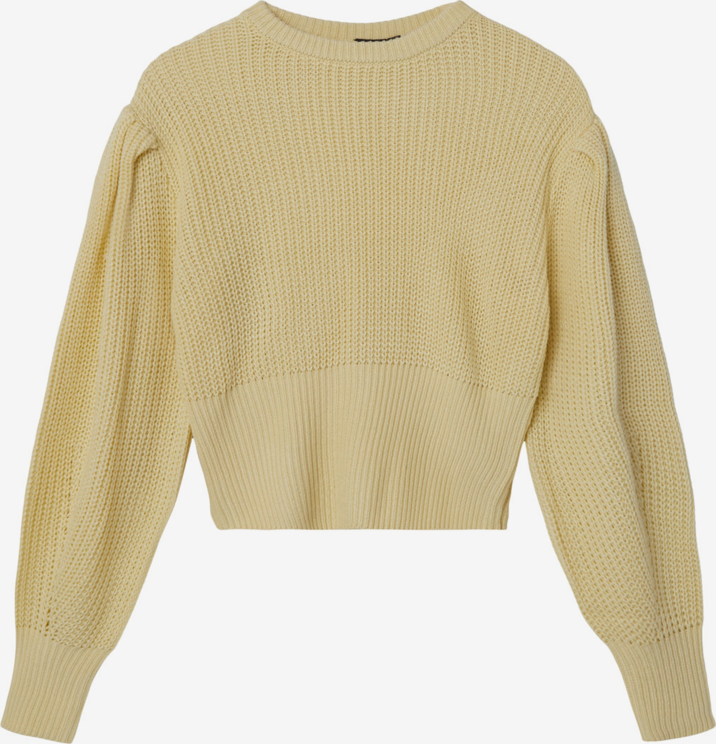 LMTD Sweater 'Tisin' in Pastel Yellow | ABOUT YOU