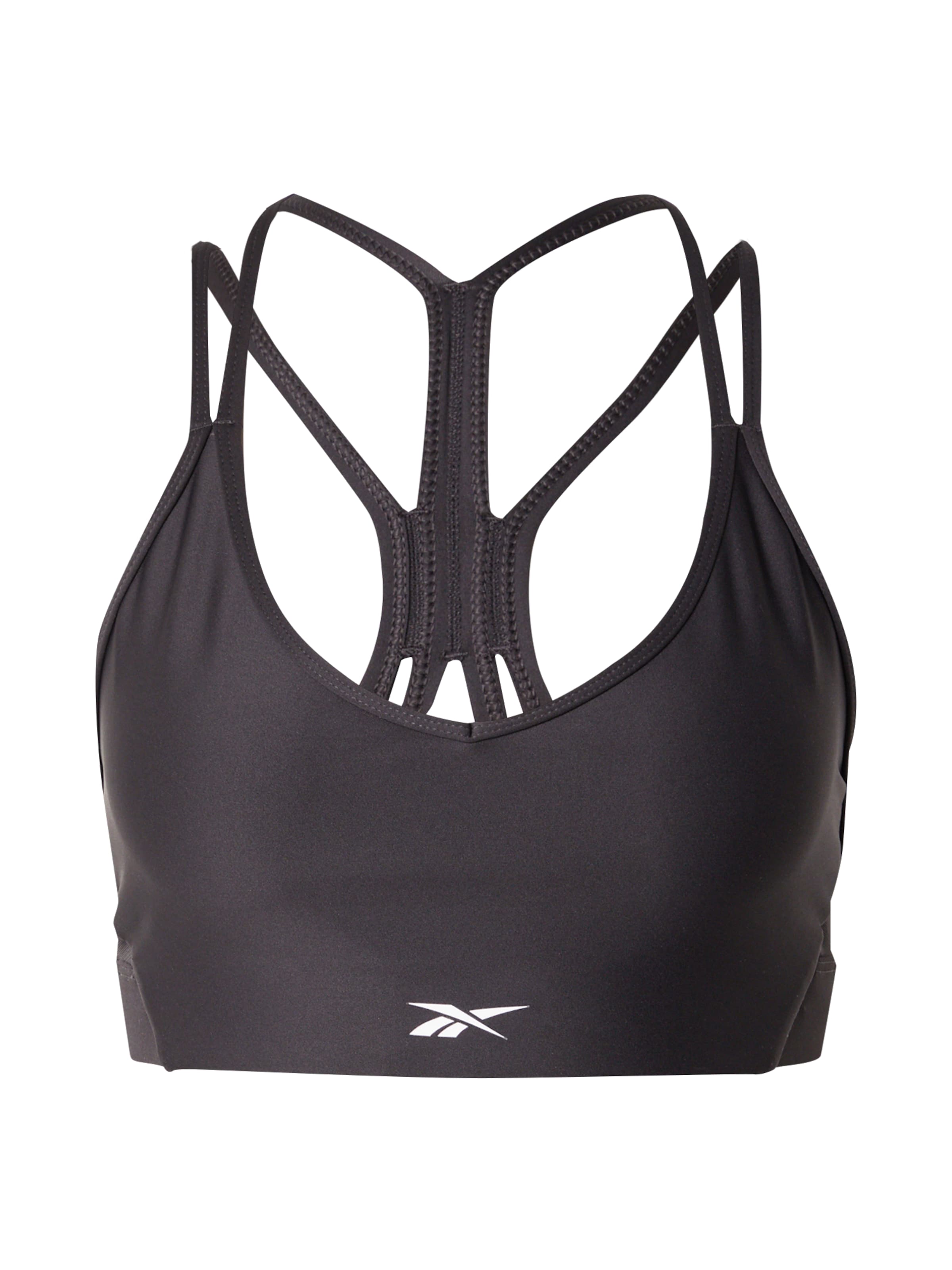 Reebok Bustier Sport-BH 'LUX' in Schwarz | ABOUT YOU
