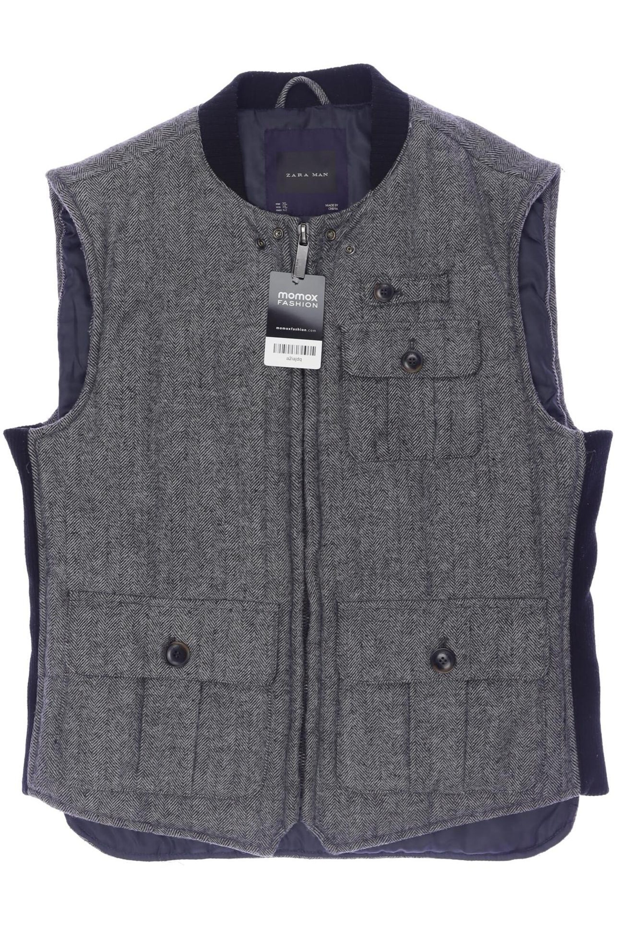 ZARA Weste XL in Grau | ABOUT YOU