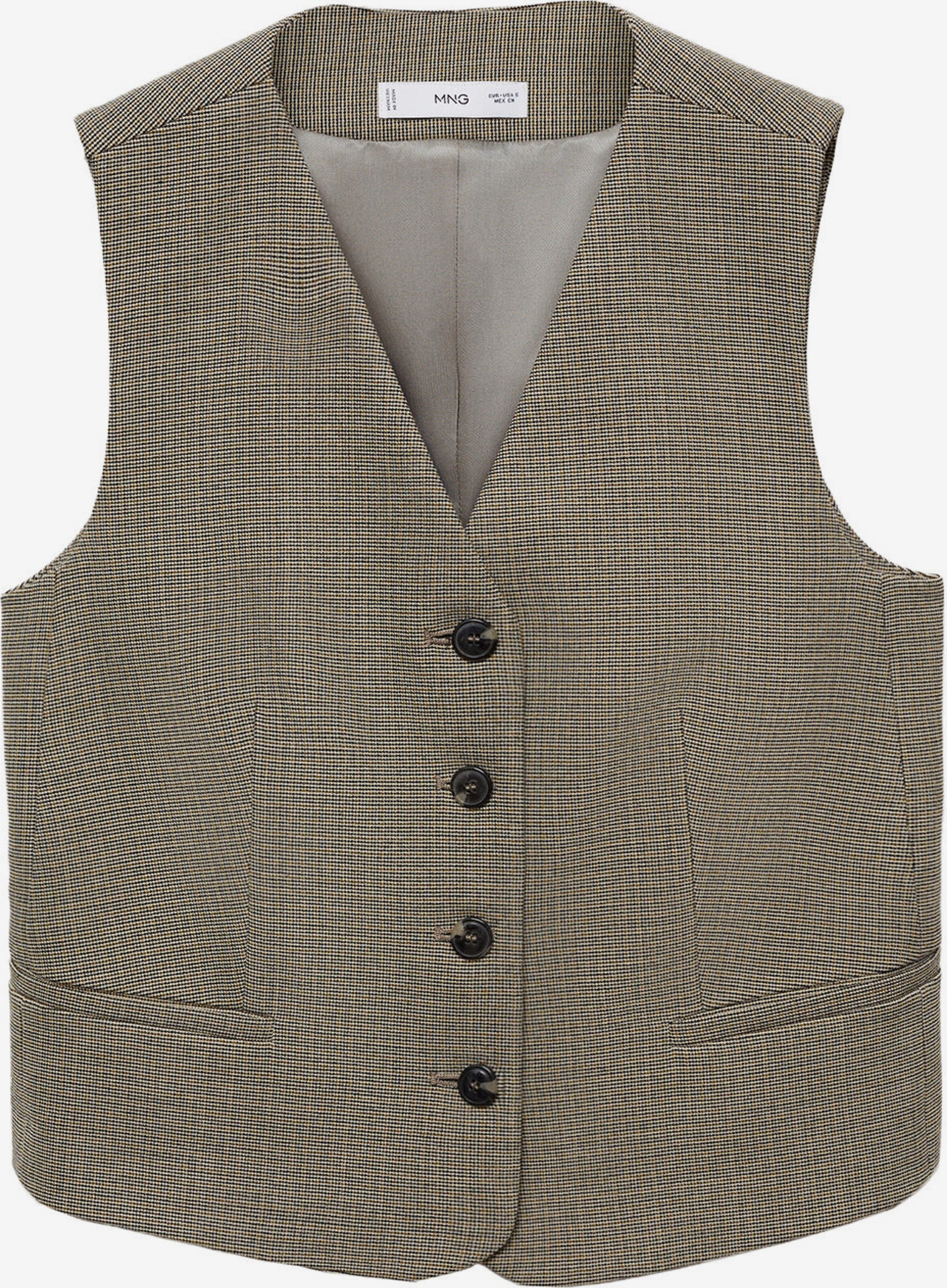 MANGO Prsluk od odijela 'Liam' | Kaki boja | ABOUT YOU