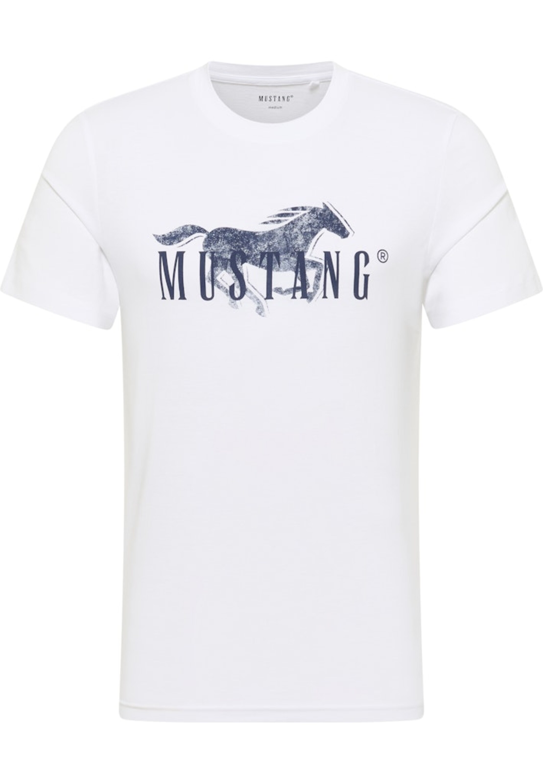T-Shirt 'Austin' MUSTANG en Blanc | ABOUT YOU