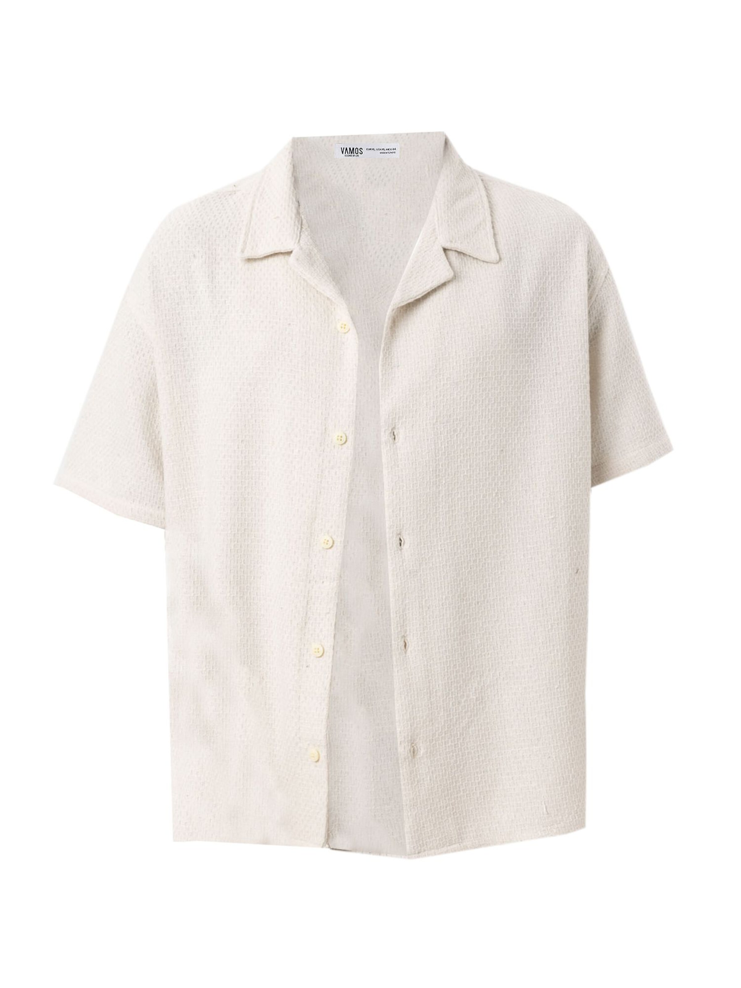 VAMOS CLO Comfort Fit Camisa em Offwhite | ABOUT YOU