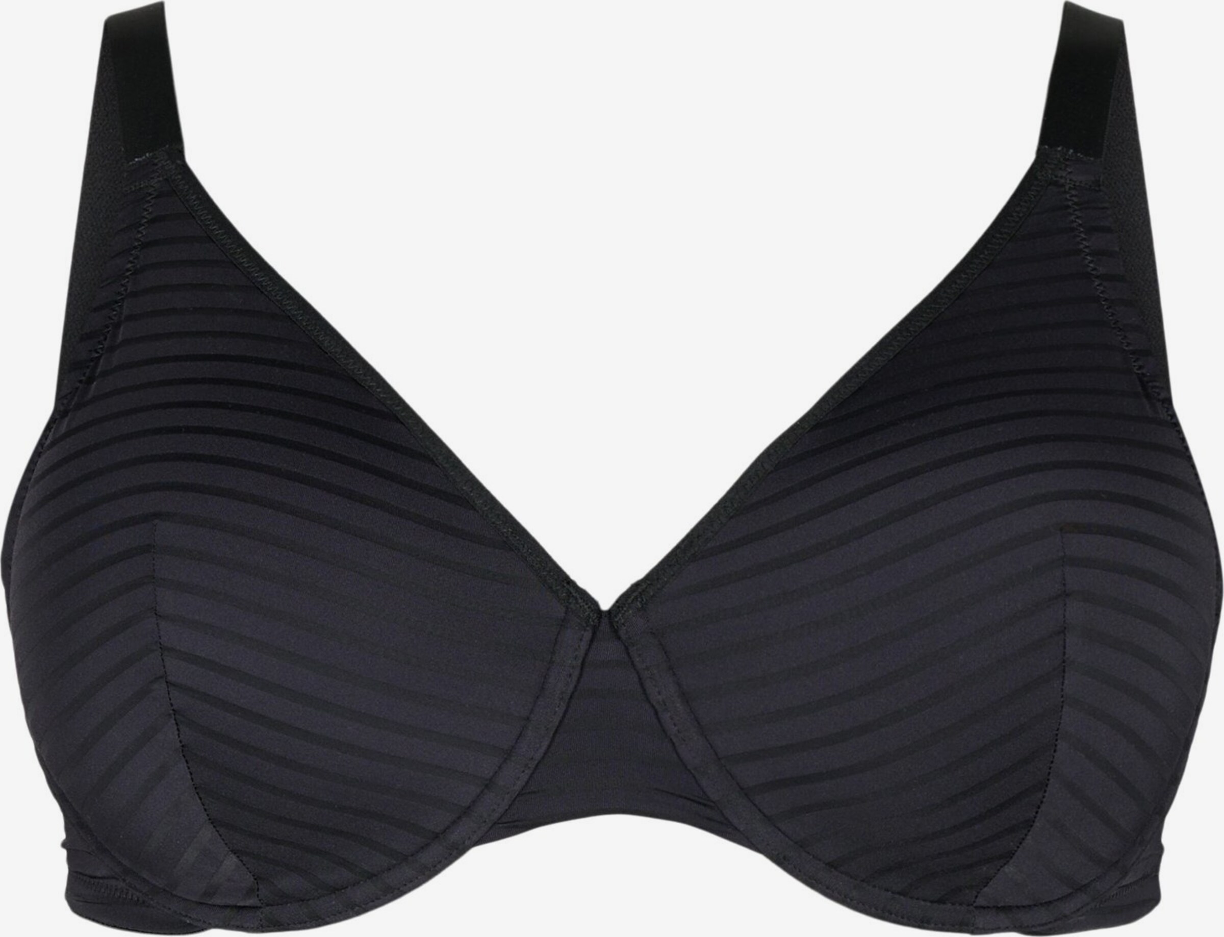 Devoted by Zizzi Triunghi Sutien pe Negru | ABOUT YOU