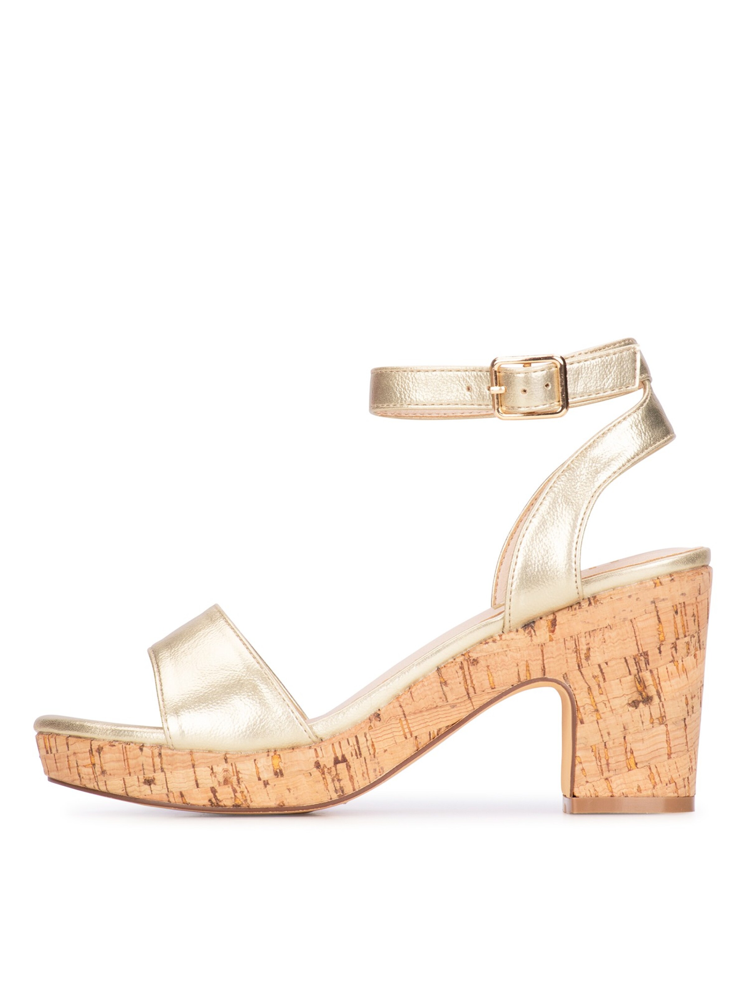 POSH by Poelman Sandale 'Suvi' in Gold | ABOUT YOU