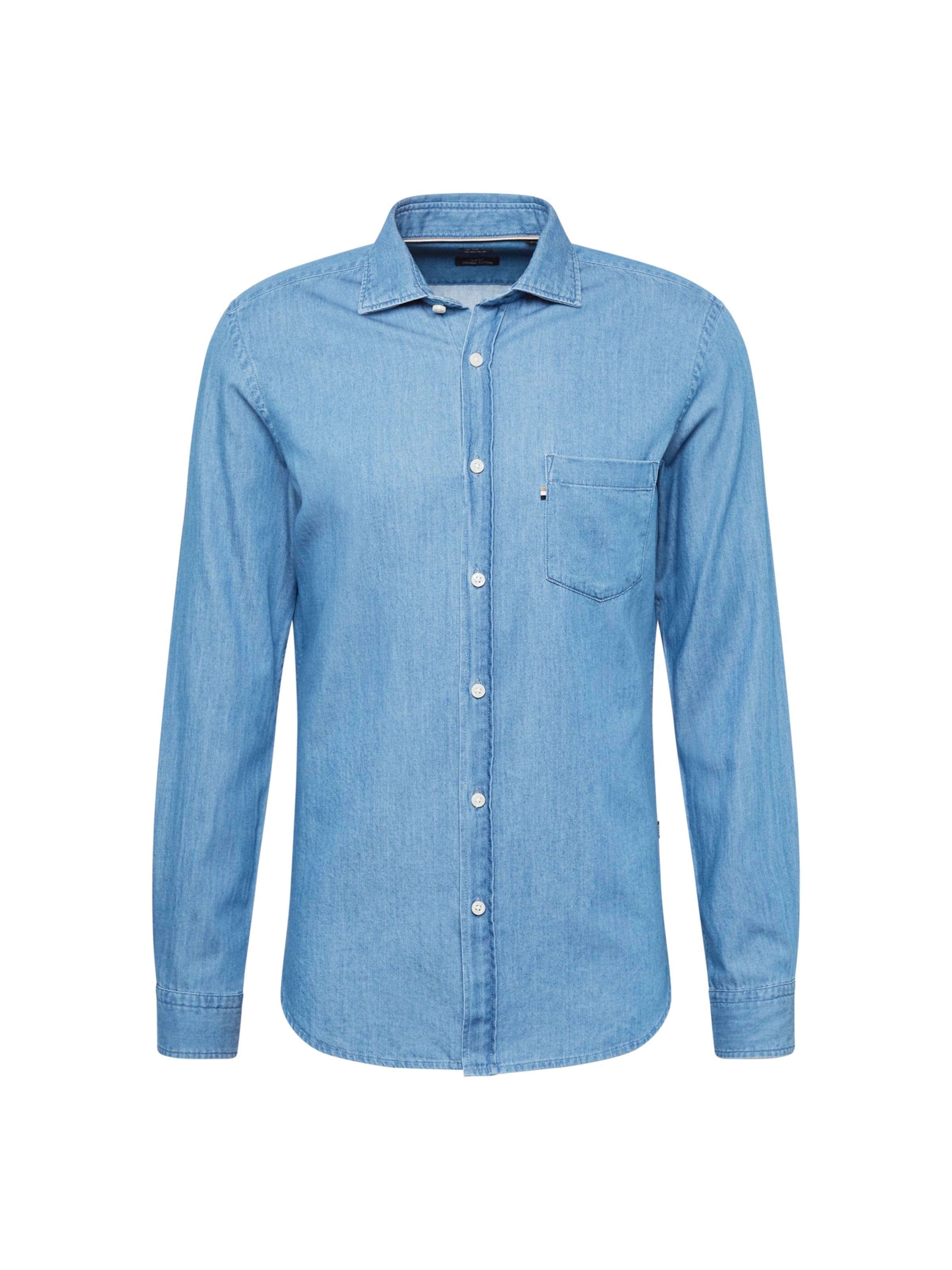 Šviesiai Mėlyna BOSS Standartinis modelis Marškiniai 'Rey' | ABOUT YOU