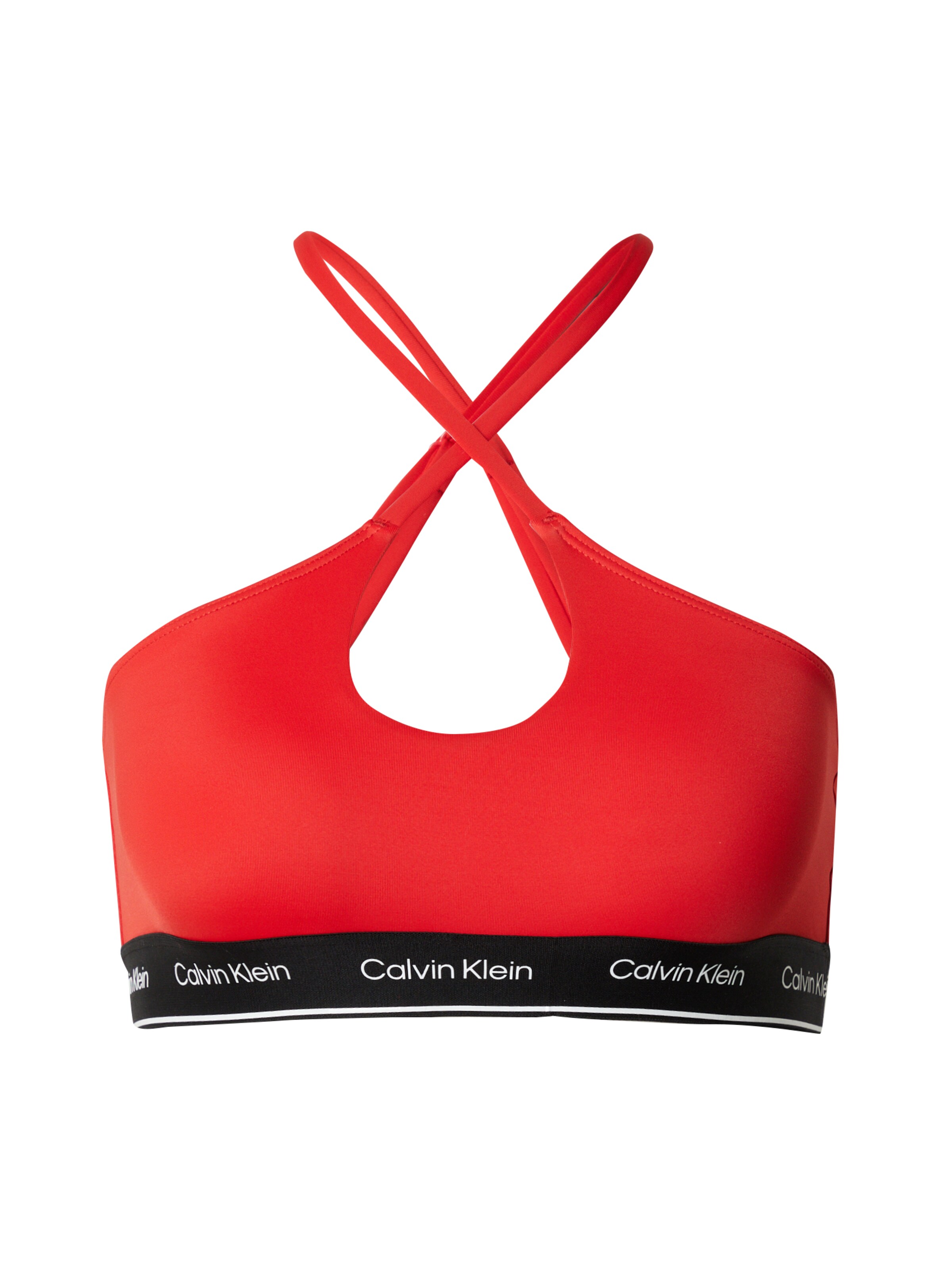 Raudona Calvin Klein Swimwear Biustjė Bikinio viršutinė dalis 'Meta ...