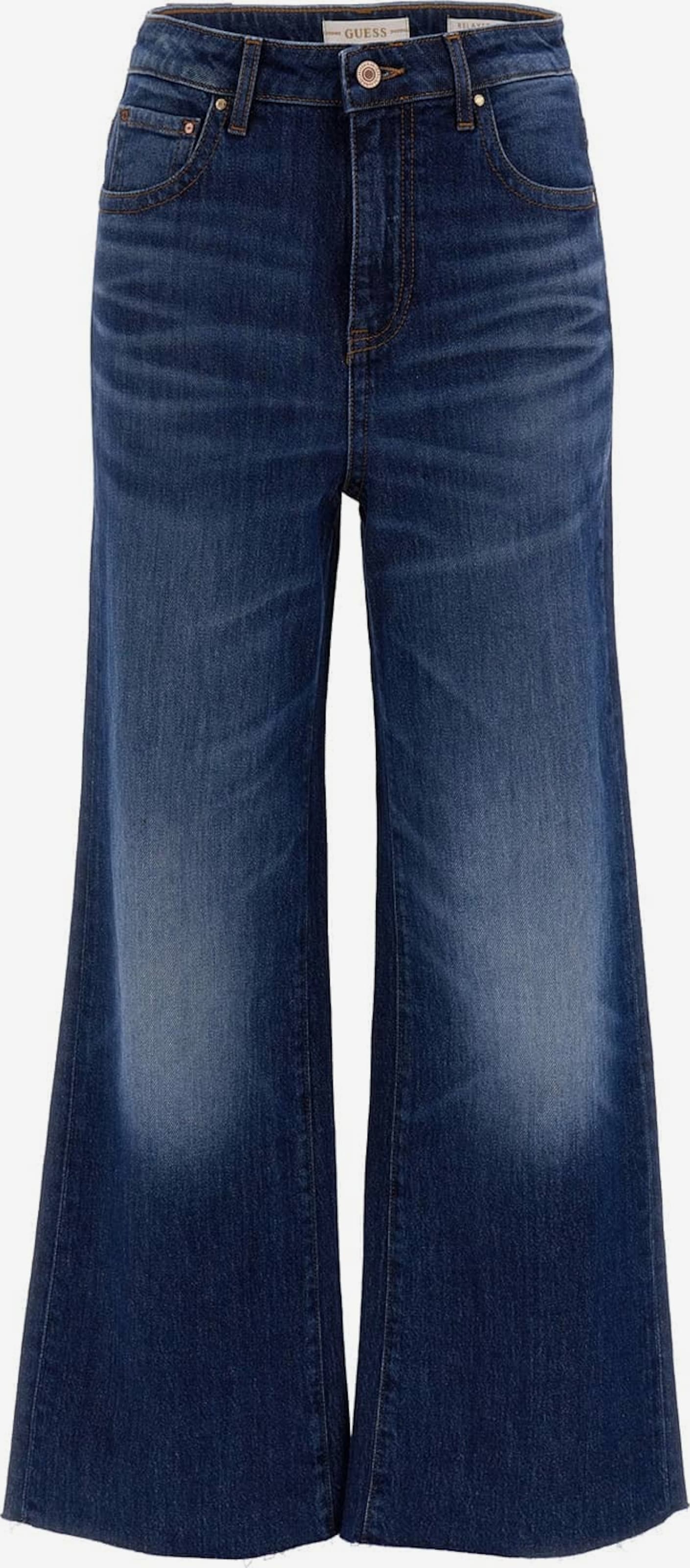GUESS Wide Leg Jeans in Blue Denim | ABOUT YOU
