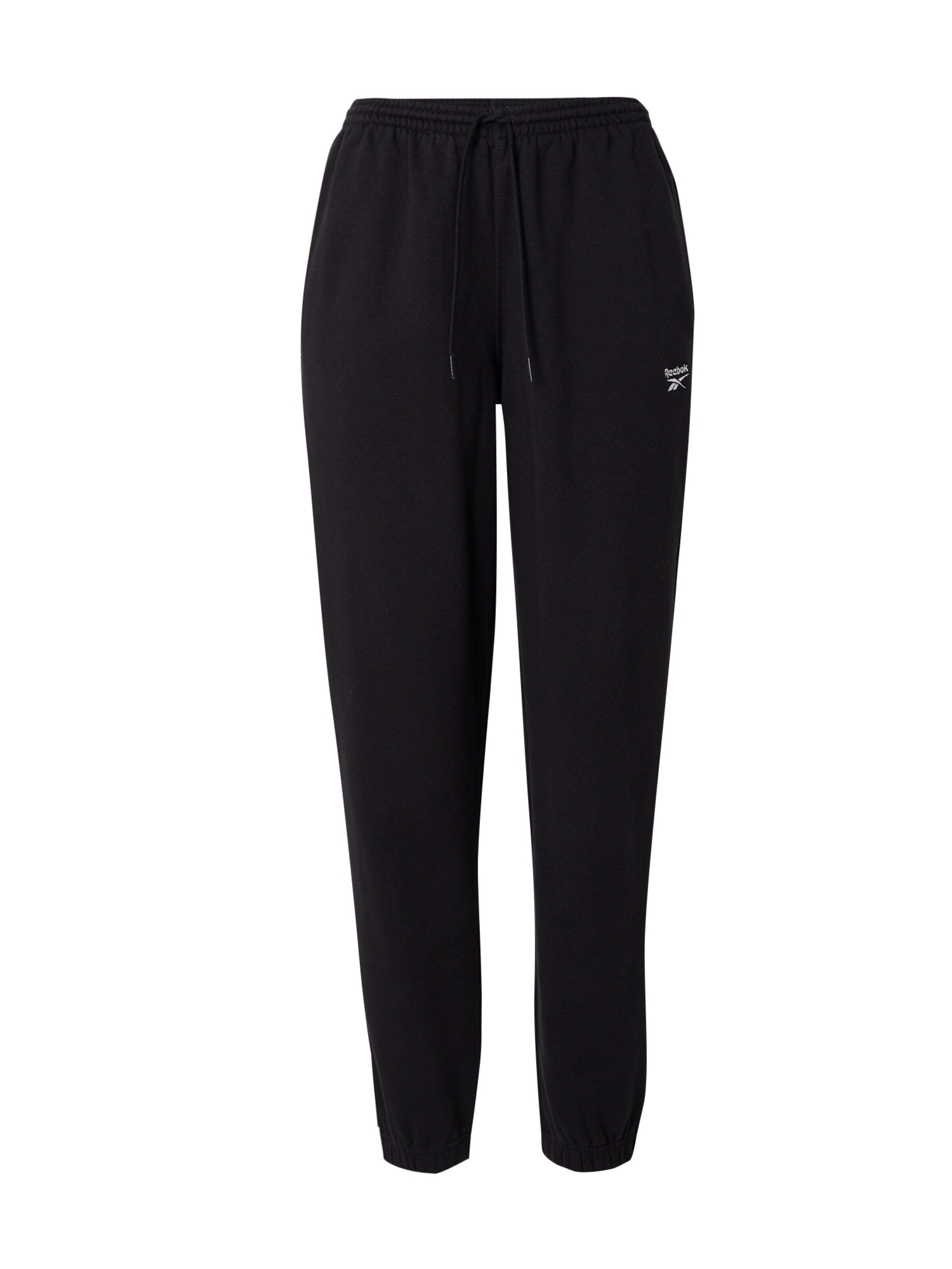 Reebok Tapered Sportbroek 'IDENTITY' in Zwart | ABOUT YOU