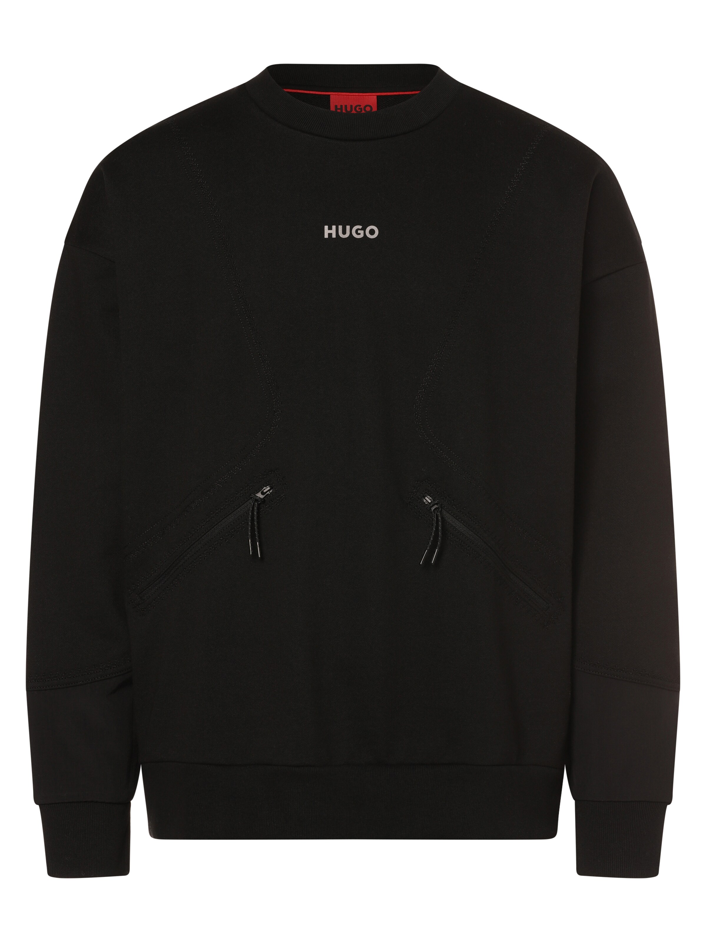 HUGO Sweatshirt 'Dautumnas' in Zwart | ABOUT YOU