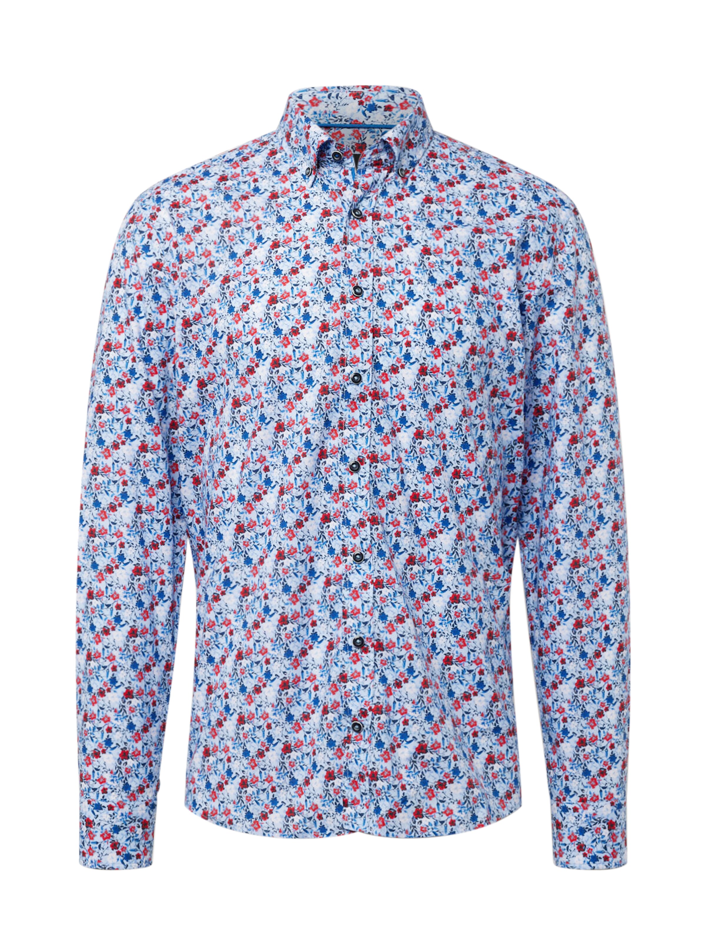 bugatti Regular fit Cămașă pe Azuriu, Albastru Deschis, Albastru Închis ...