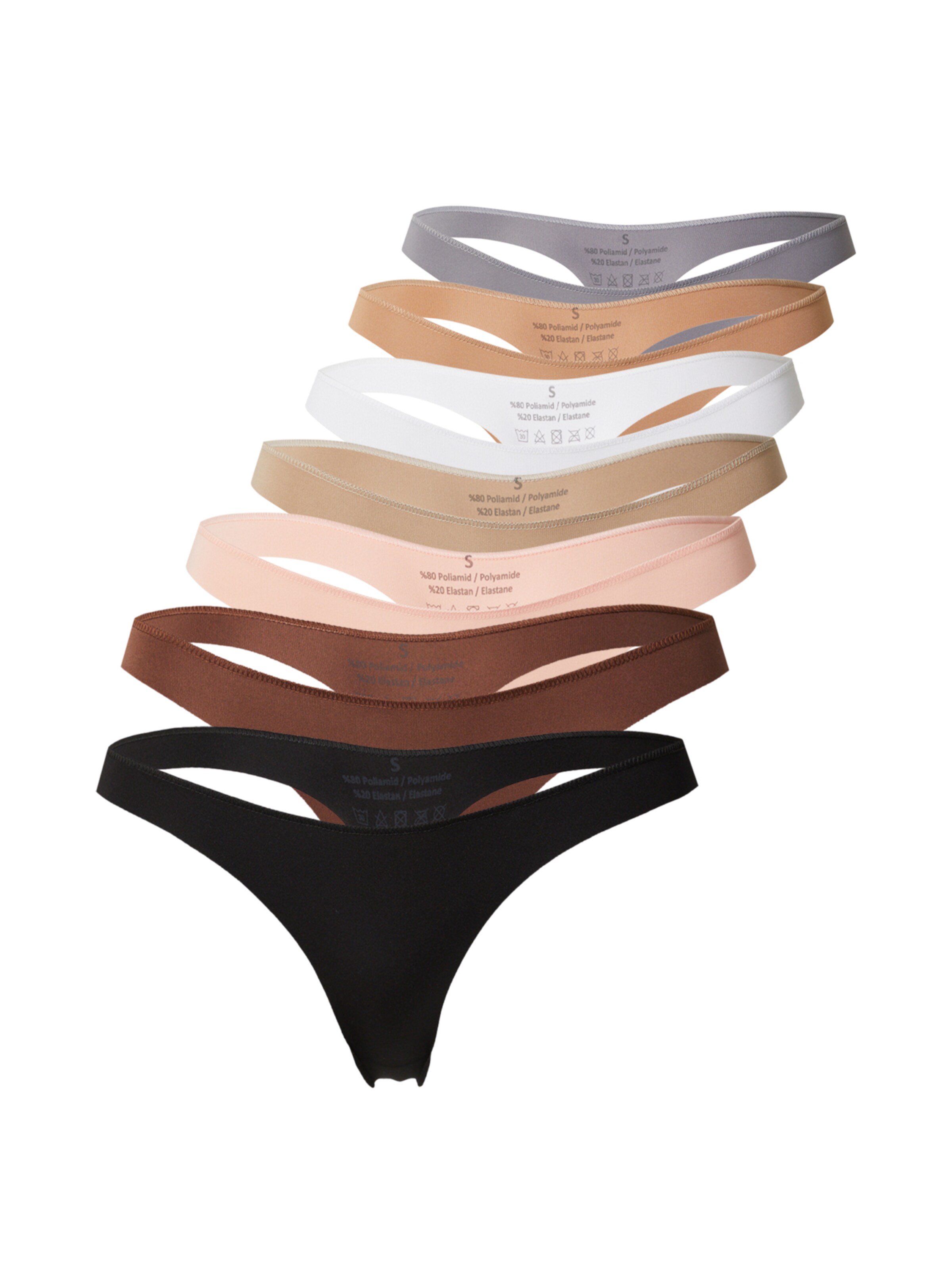 Trendyol String in Brokat, Mokka, Dunkelbraun, Grau, Rosa, Schwarz, Weiß | ABOUT YOU