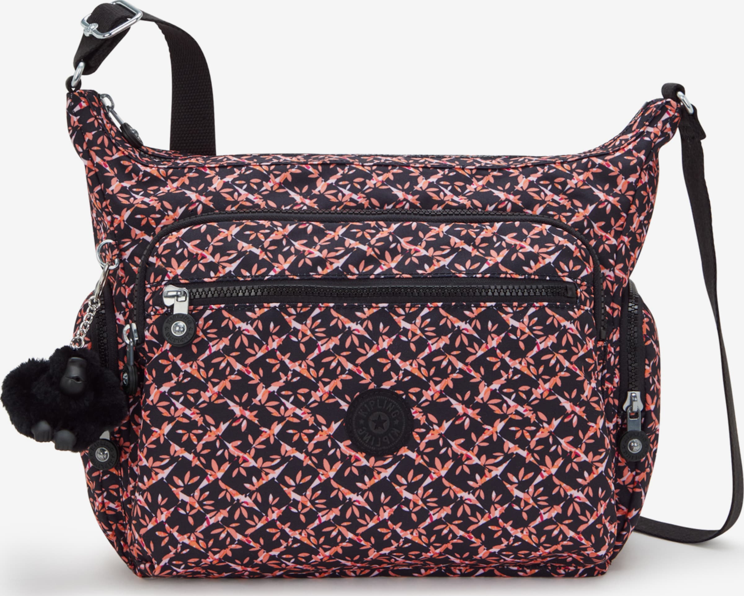 KIPLING Schoudertas 'GABBIE' in Pink, Zwart | ABOUT YOU