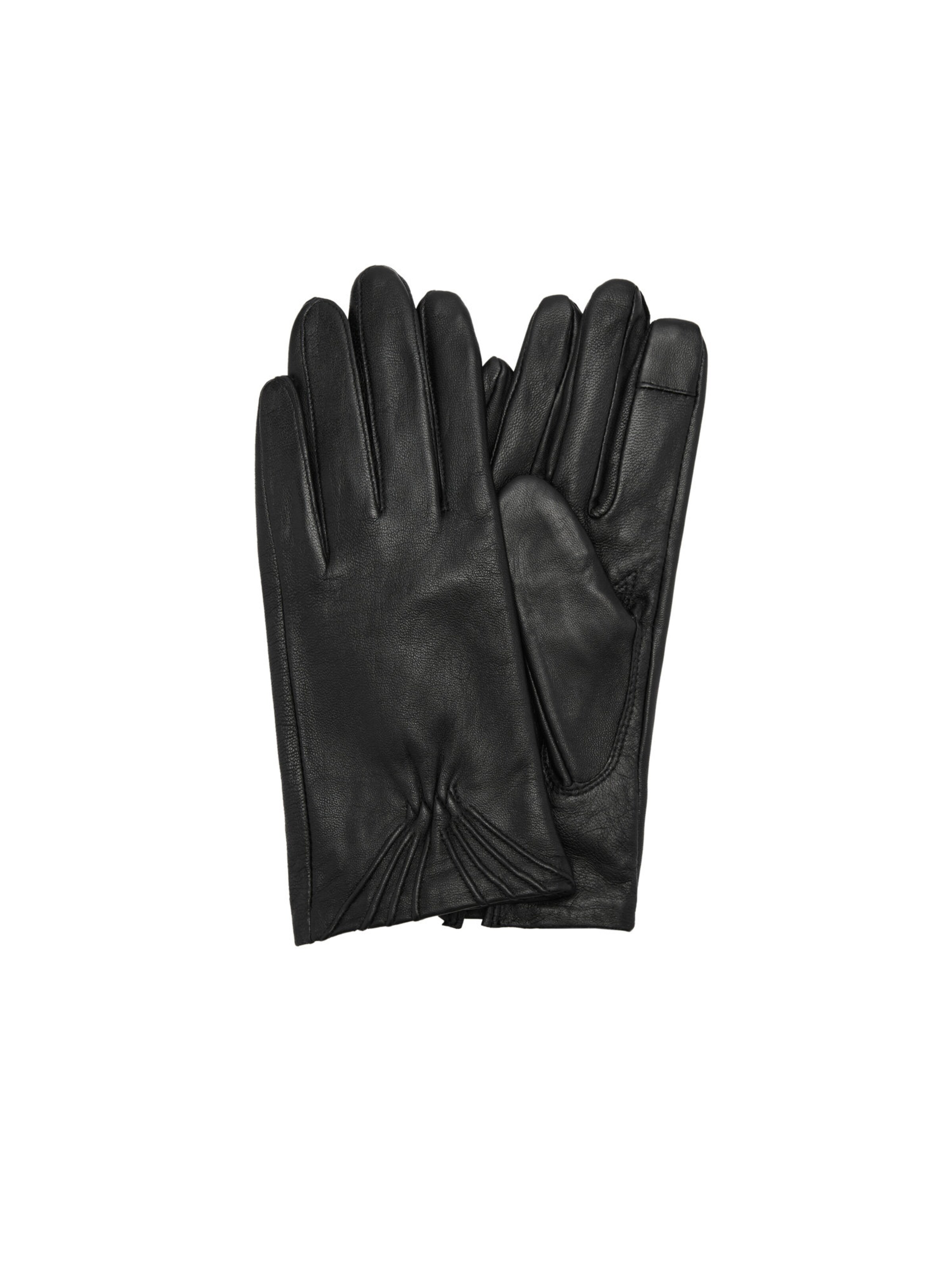 MANGO Klasične rukavice | Crna boja | ABOUT YOU