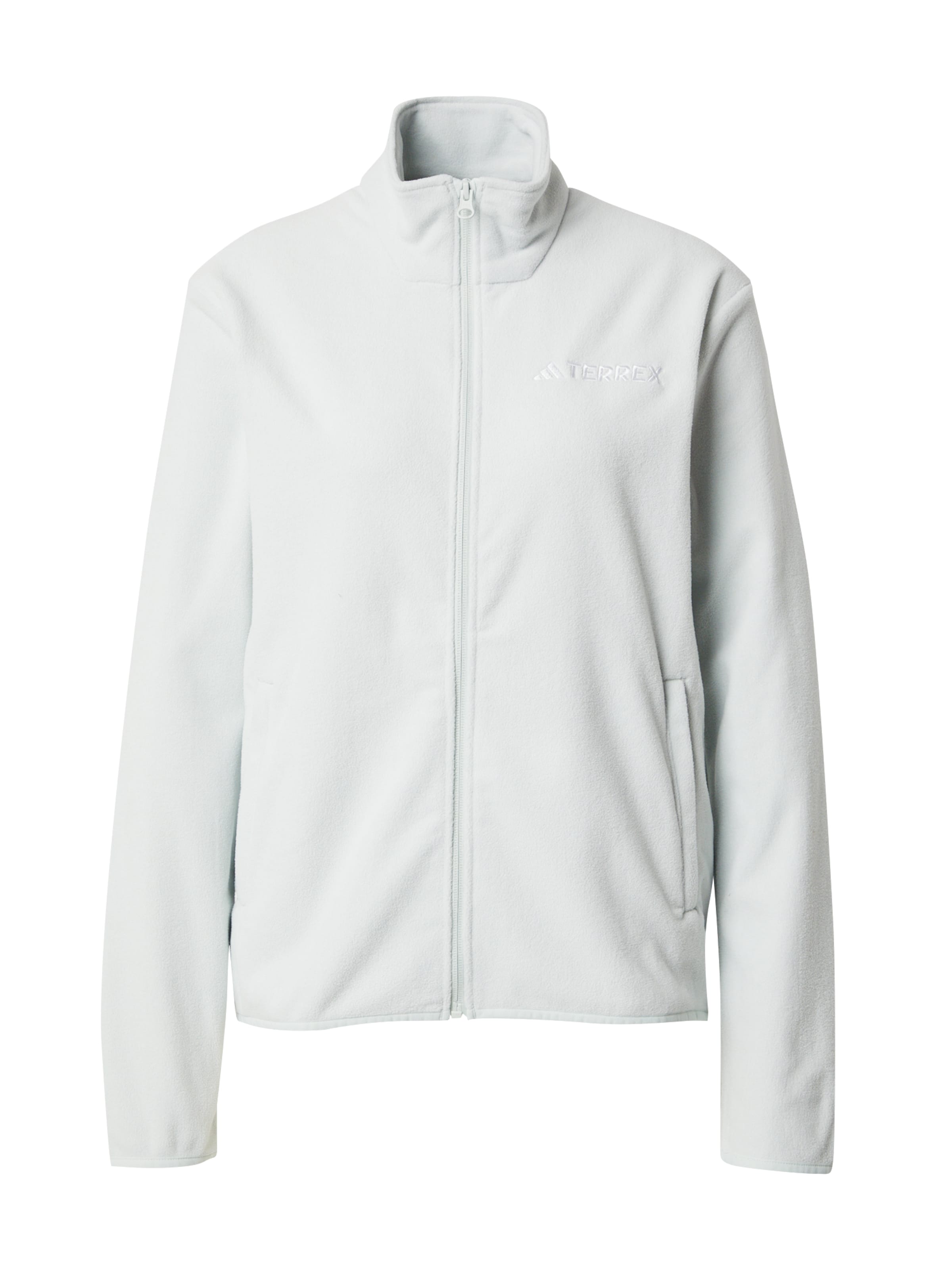 ADIDAS TERREX Athletic Fleece Jacket 'ESS' in Pastel Green | ABOUT YOU