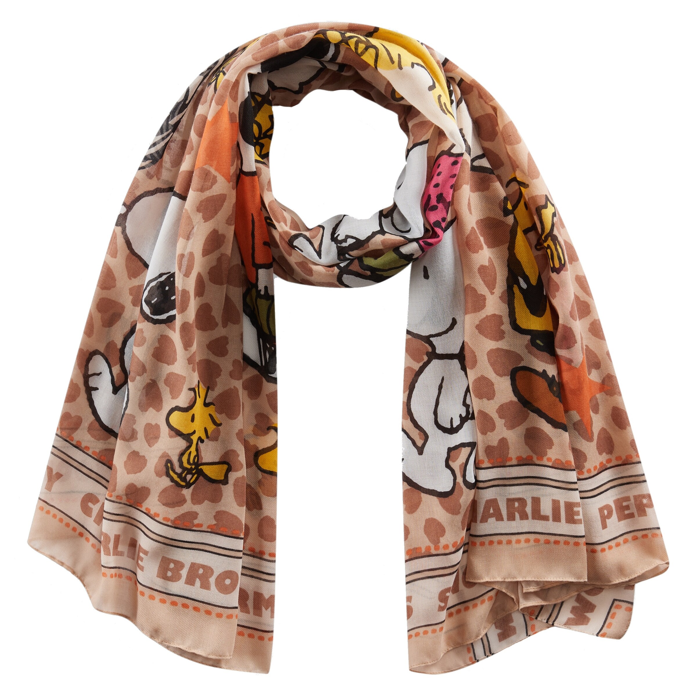 CODELLO Schal 'Peanuts' in Beige | ABOUT YOU