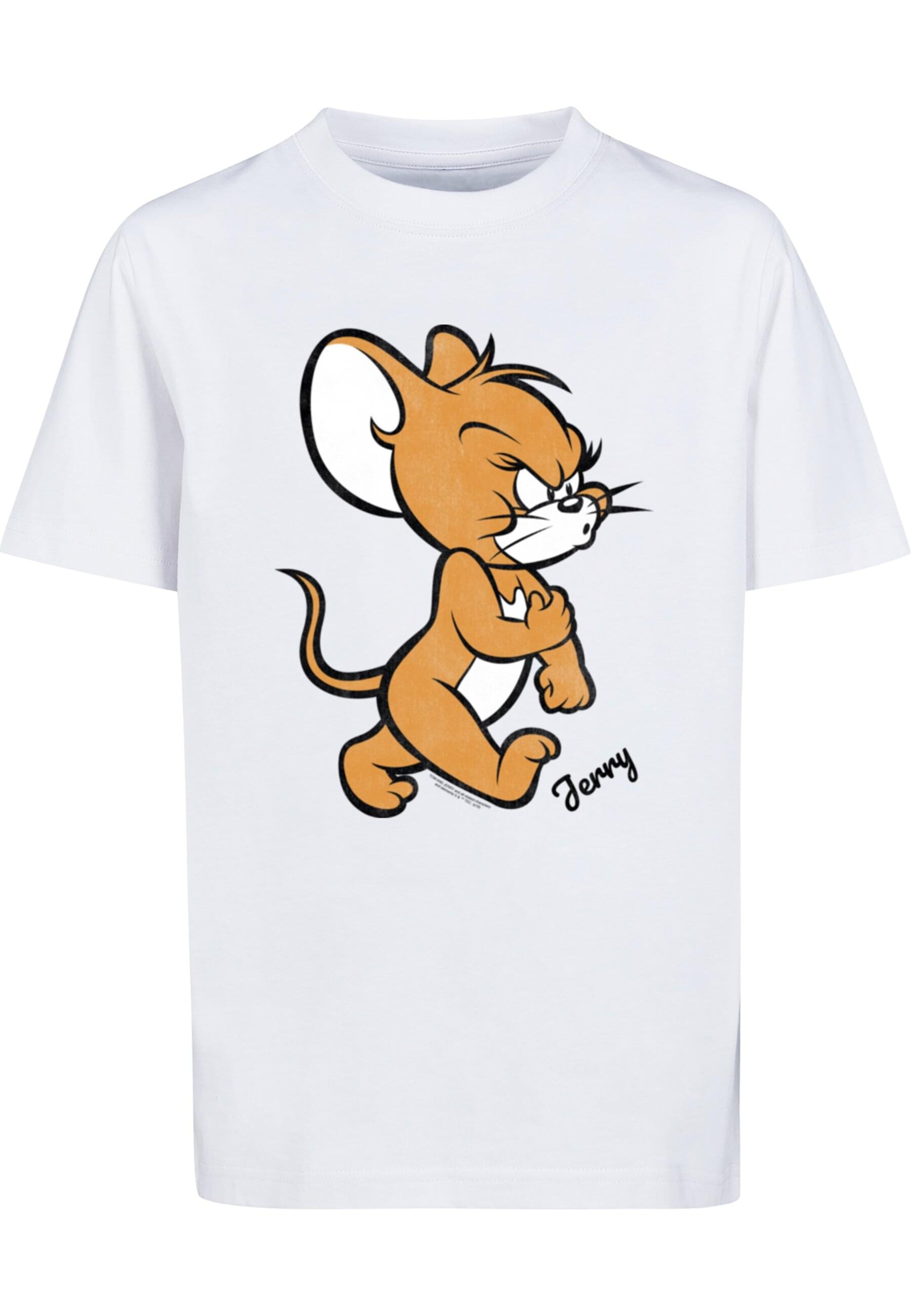 ABSOLUTE CULT T-Shirt 'Tom & Jerry - Angry Mouse' in Weiß | ABOUT YOU