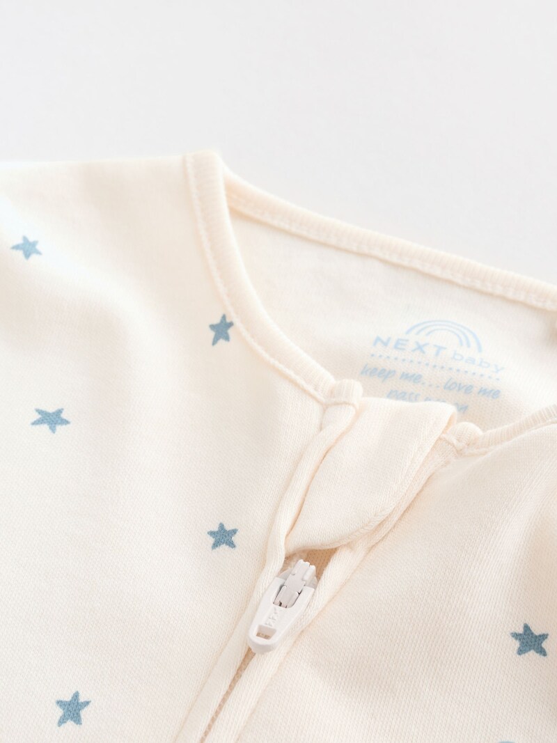 Next Pijamale pe Crem, Azuriu, Albastru Deschis | ABOUT YOU