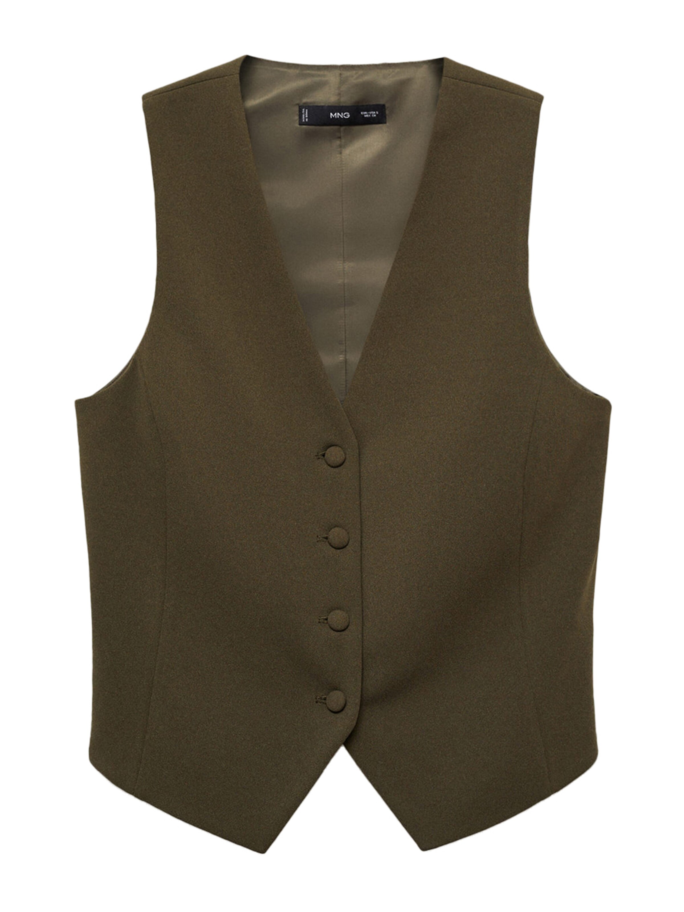 MANGO Prsluk od odijela 'AVAYA' | Kaki boja | ABOUT YOU