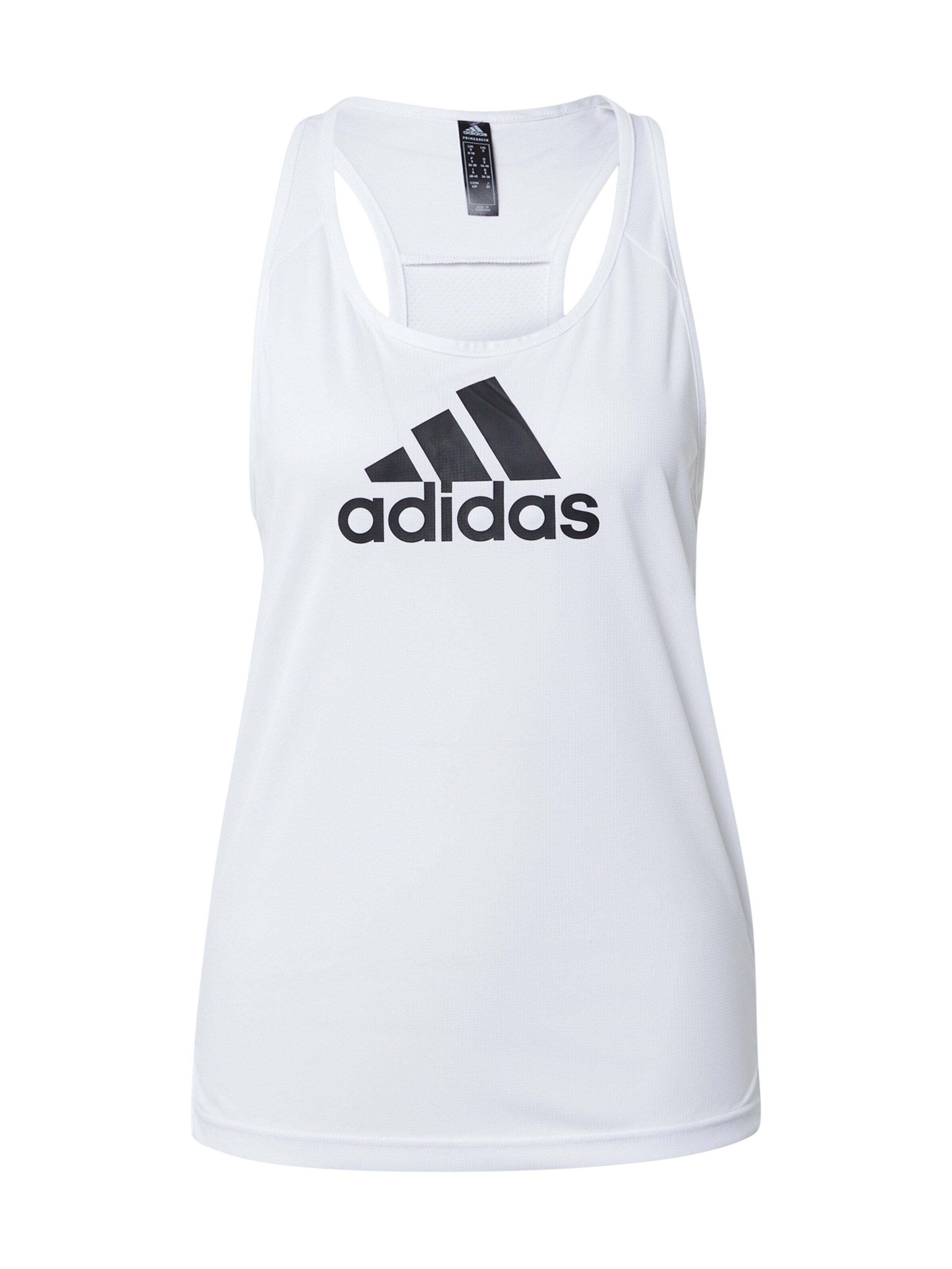 ADIDAS SPORTSWEAR Sporttop 'Aeroready Designed 2 Move Logo' in Weiß ...
