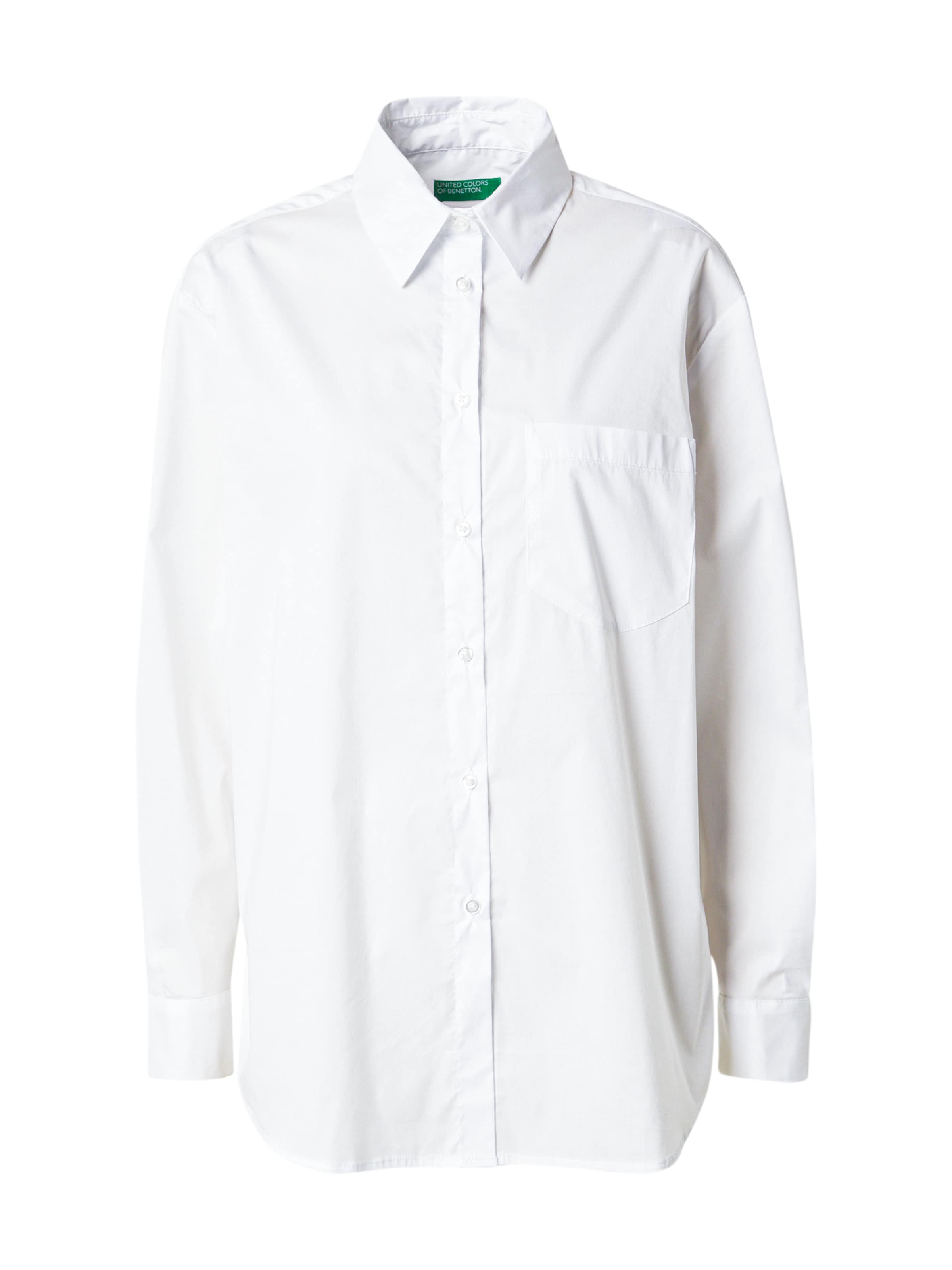 Fehér UNITED COLORS OF BENETTON Blúz | ABOUT YOU