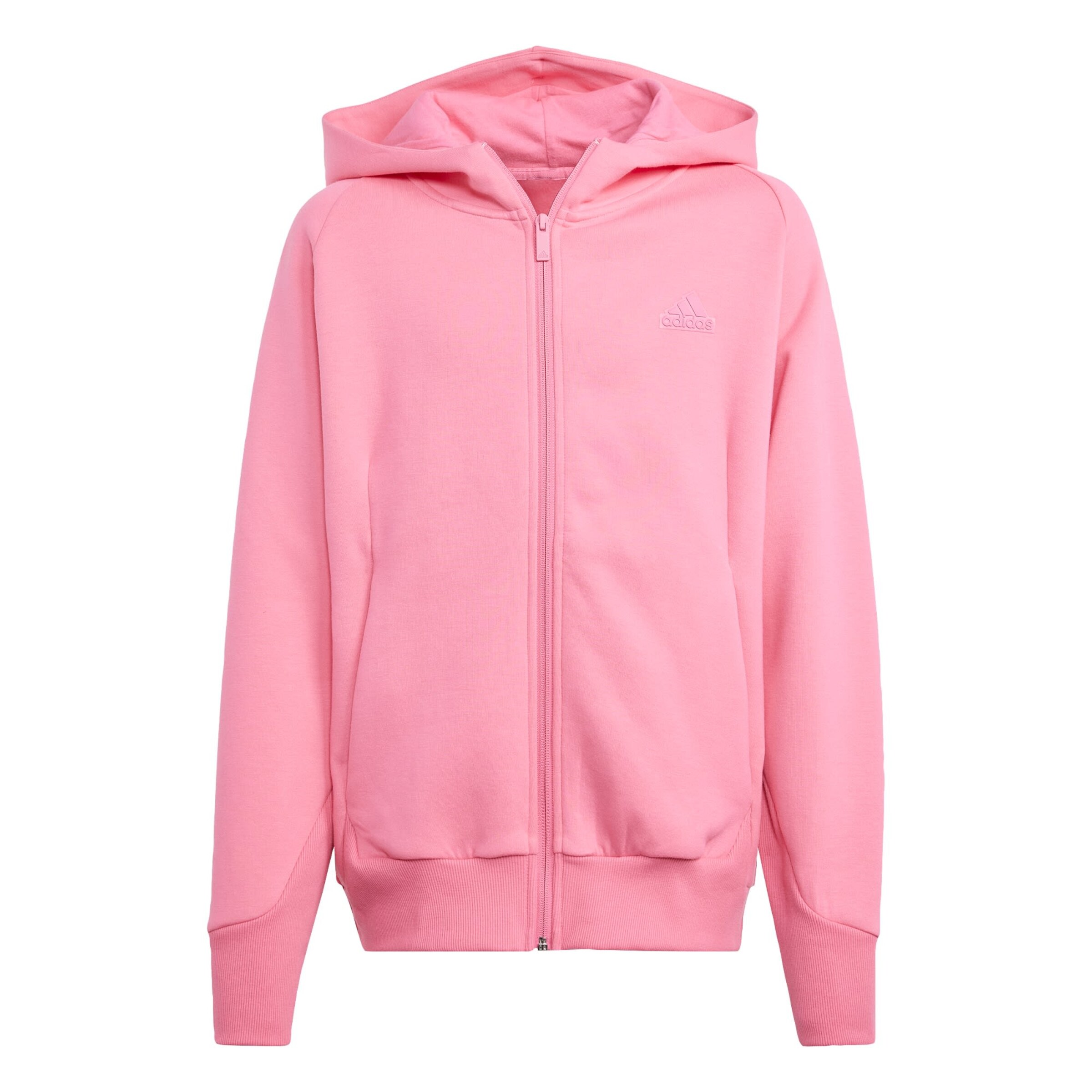 Fleece Stripes Full Zip Hoodie Women Pink, 57% OFF