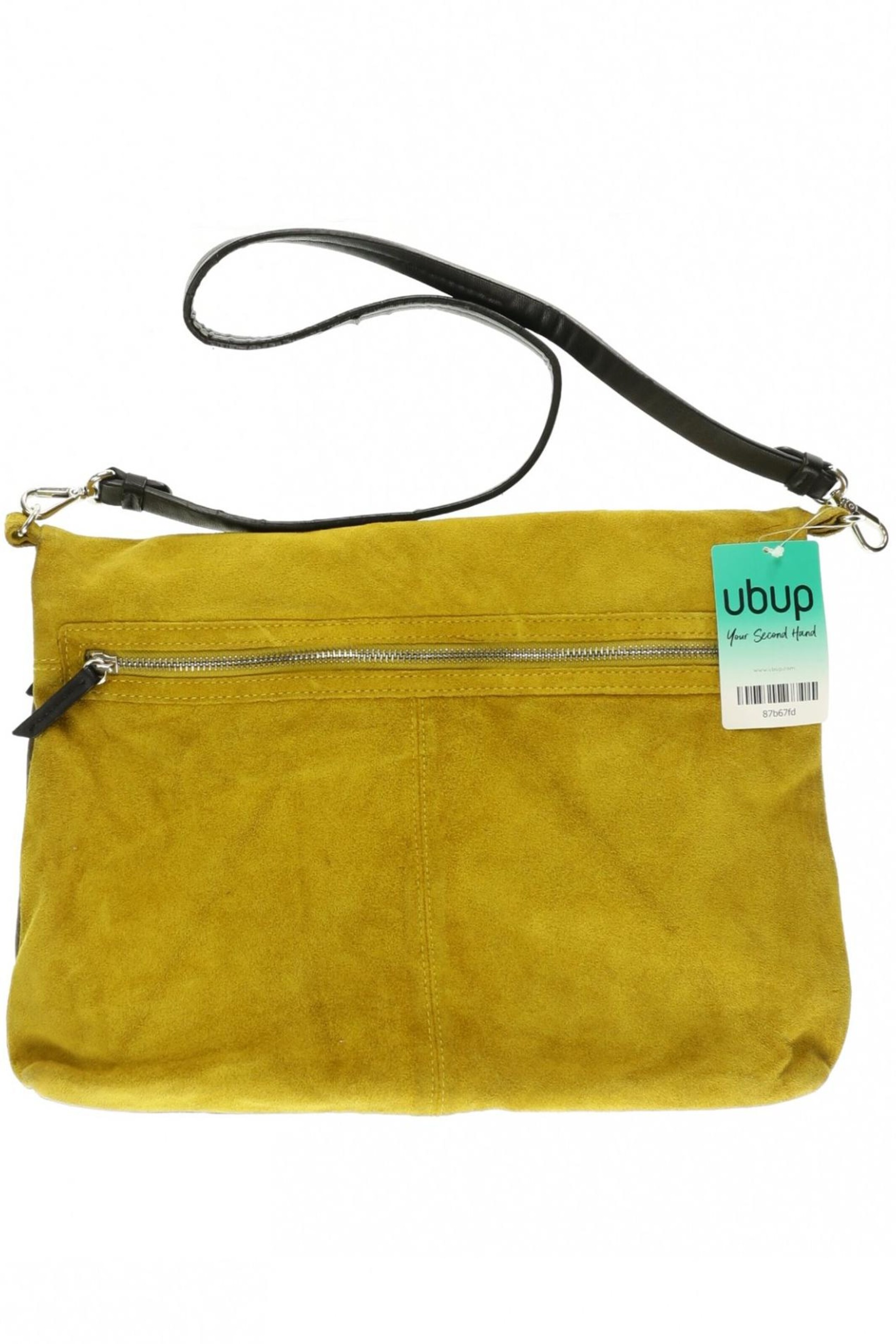 ZARA Handtasche gross Leder One Size in Gelb | ABOUT YOU