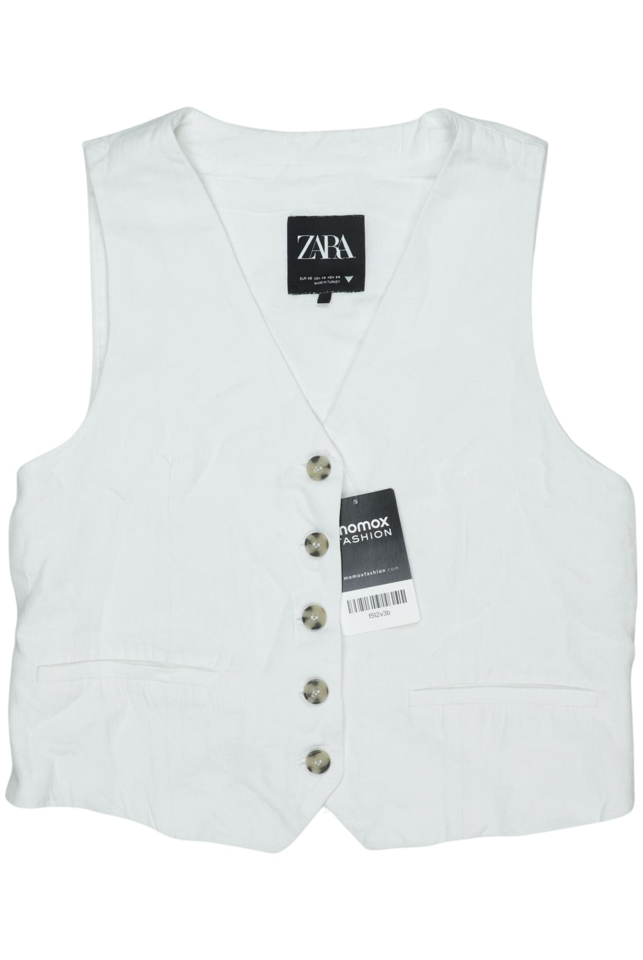 ZARA Weste XS in Weiß | ABOUT YOU