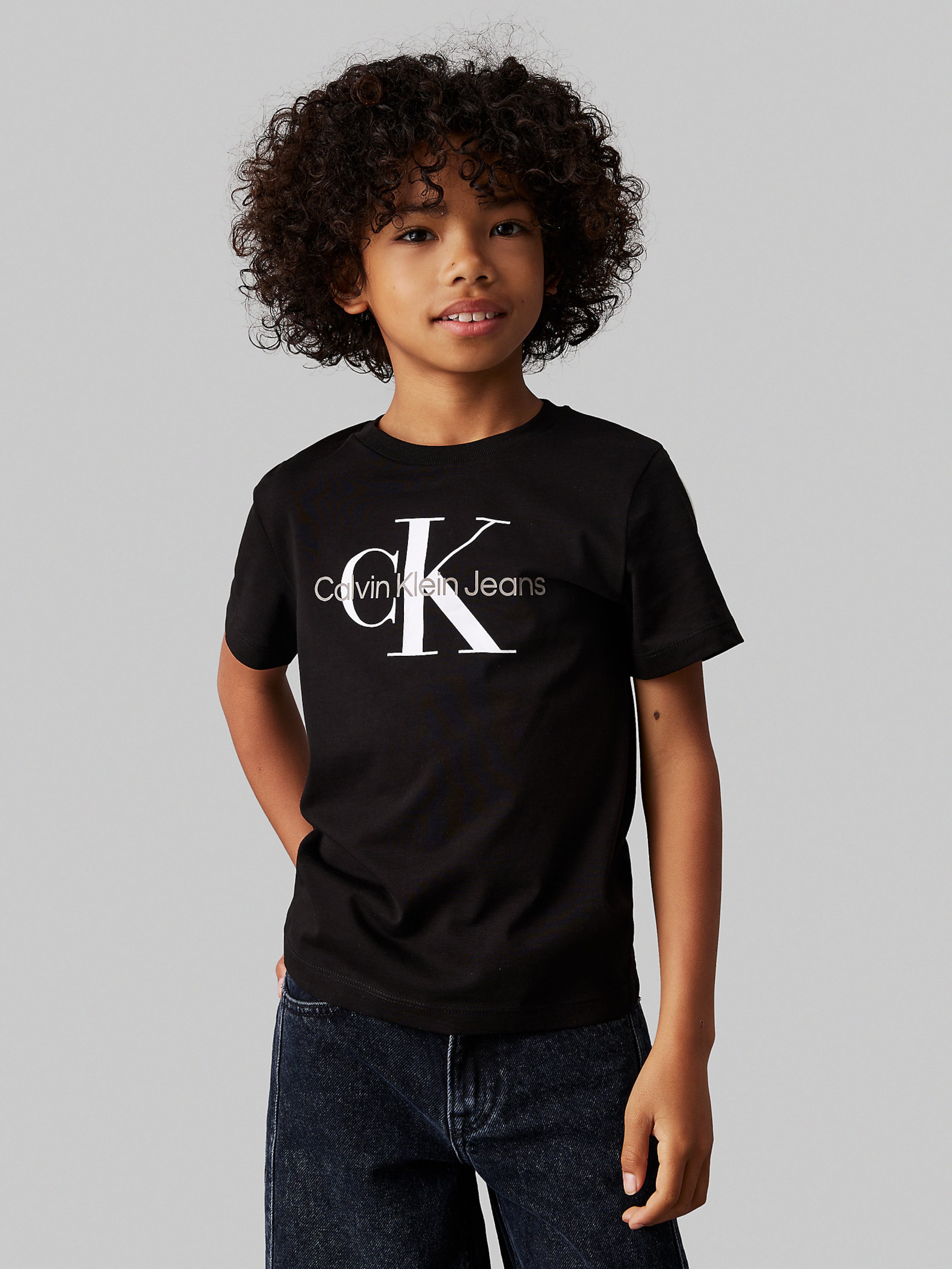 Calvin Klein Jeans Shirt in Black ABOUT YOU