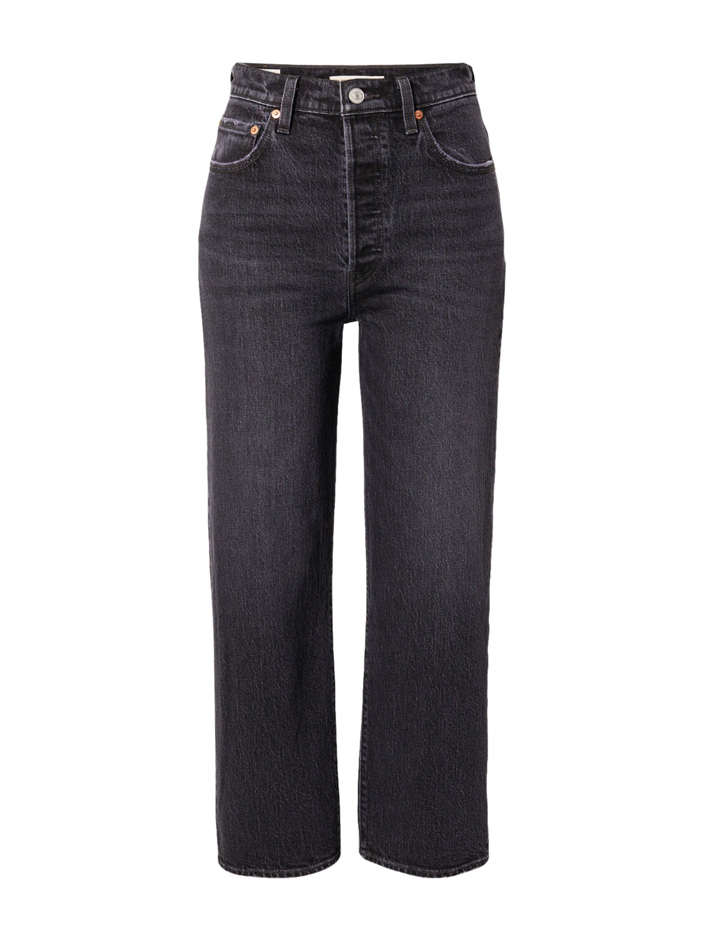 LEVI'S ® Regular Jeans 'Ribcage No Back Pocket' in Grey Denim | ABOUT YOU