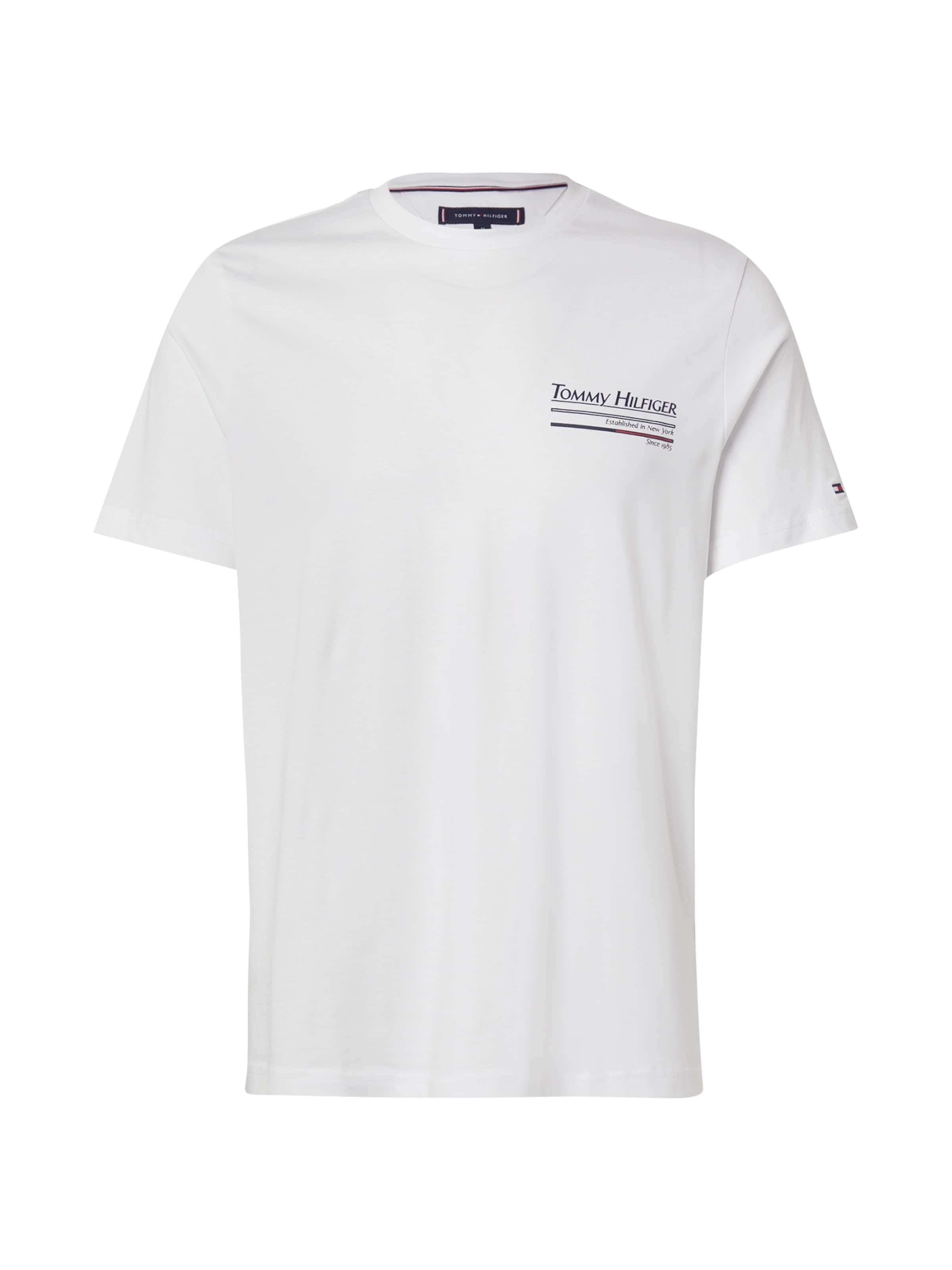 TOMMY HILFIGER Camisa 'OUTLINE SAILING' em Branco | ABOUT YOU