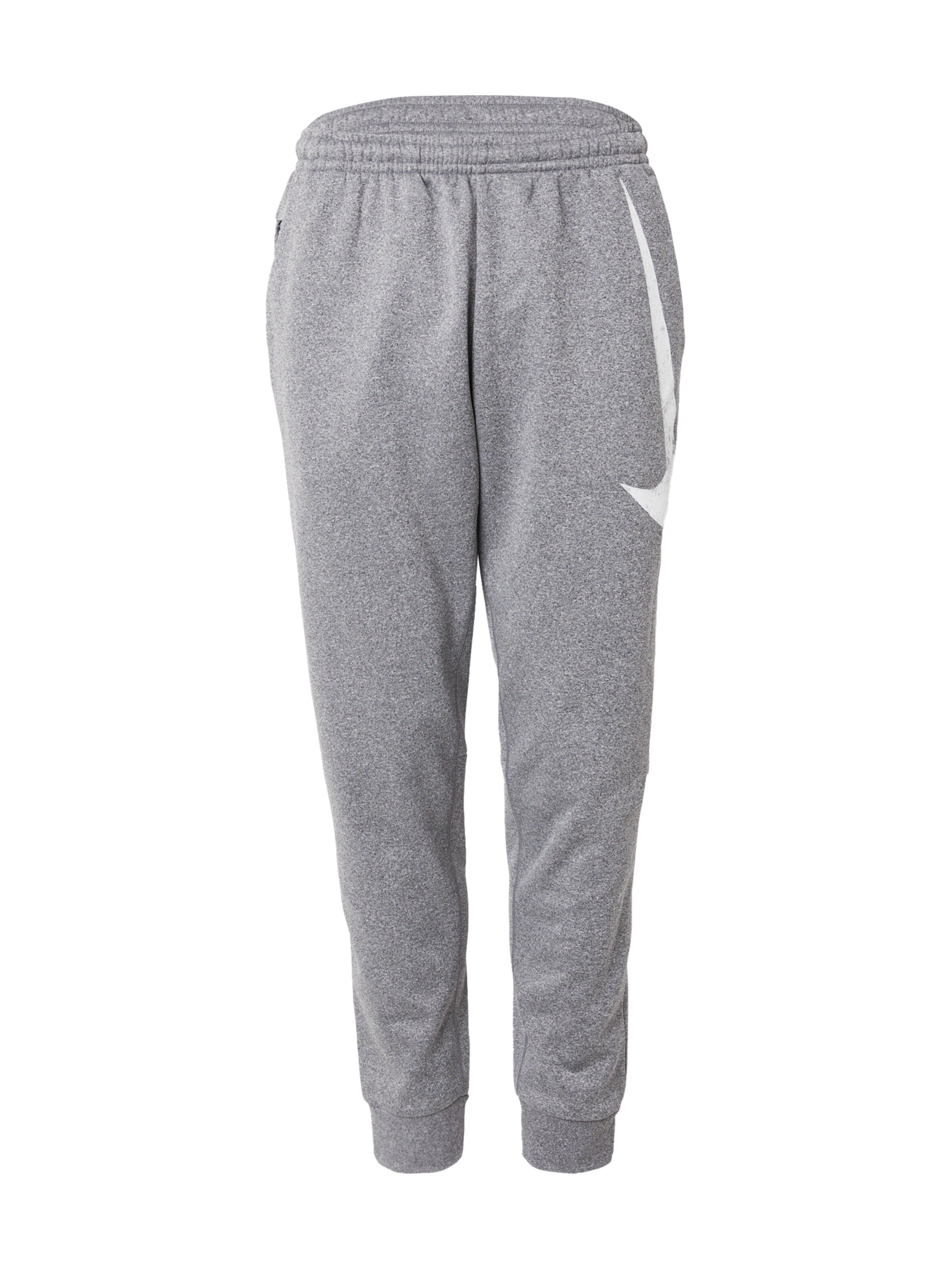 NIKE Tapered Sporthose in Graumeliert | ABOUT YOU