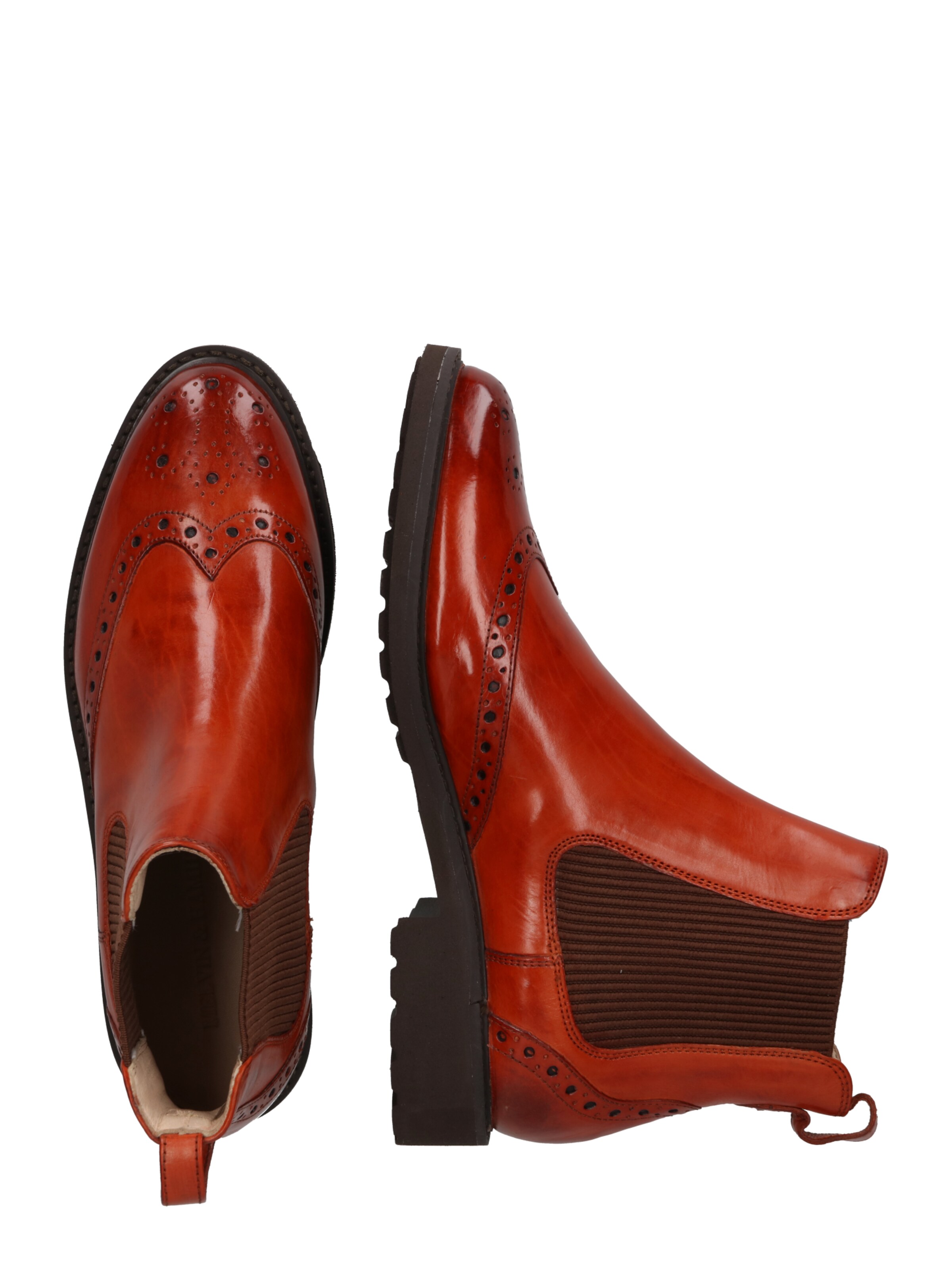 MELVIN & HAMILTON Chelsea Boots 'Selina' in Orange | ABOUT YOU