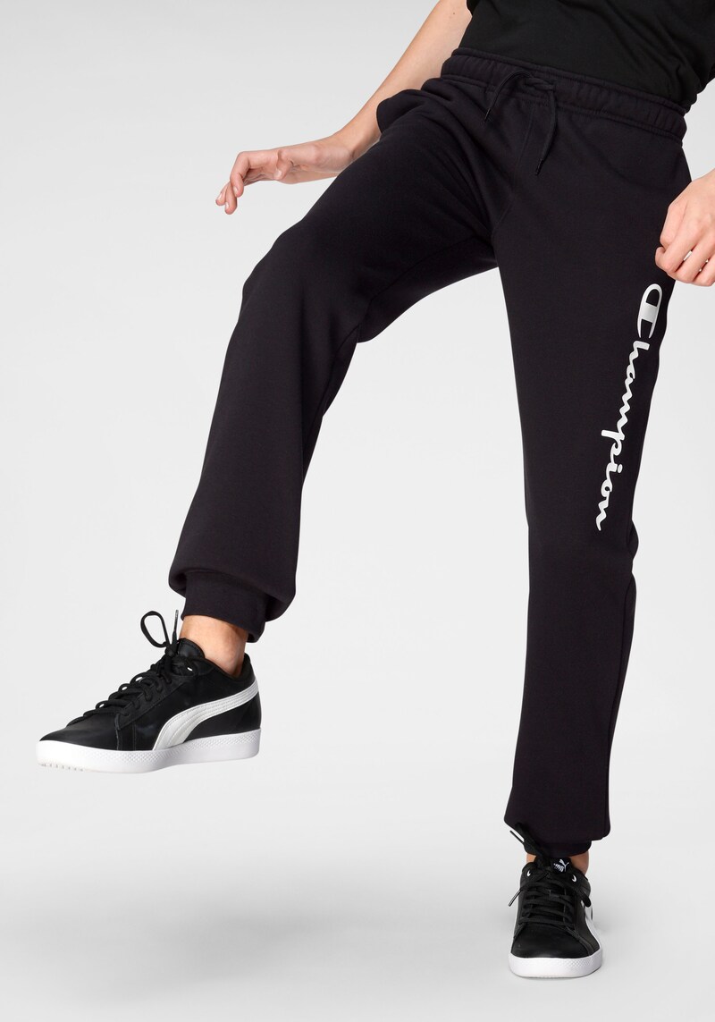 Champion Authentic Athletic Apparel Pantaloni pe roșu pepene / negru ...