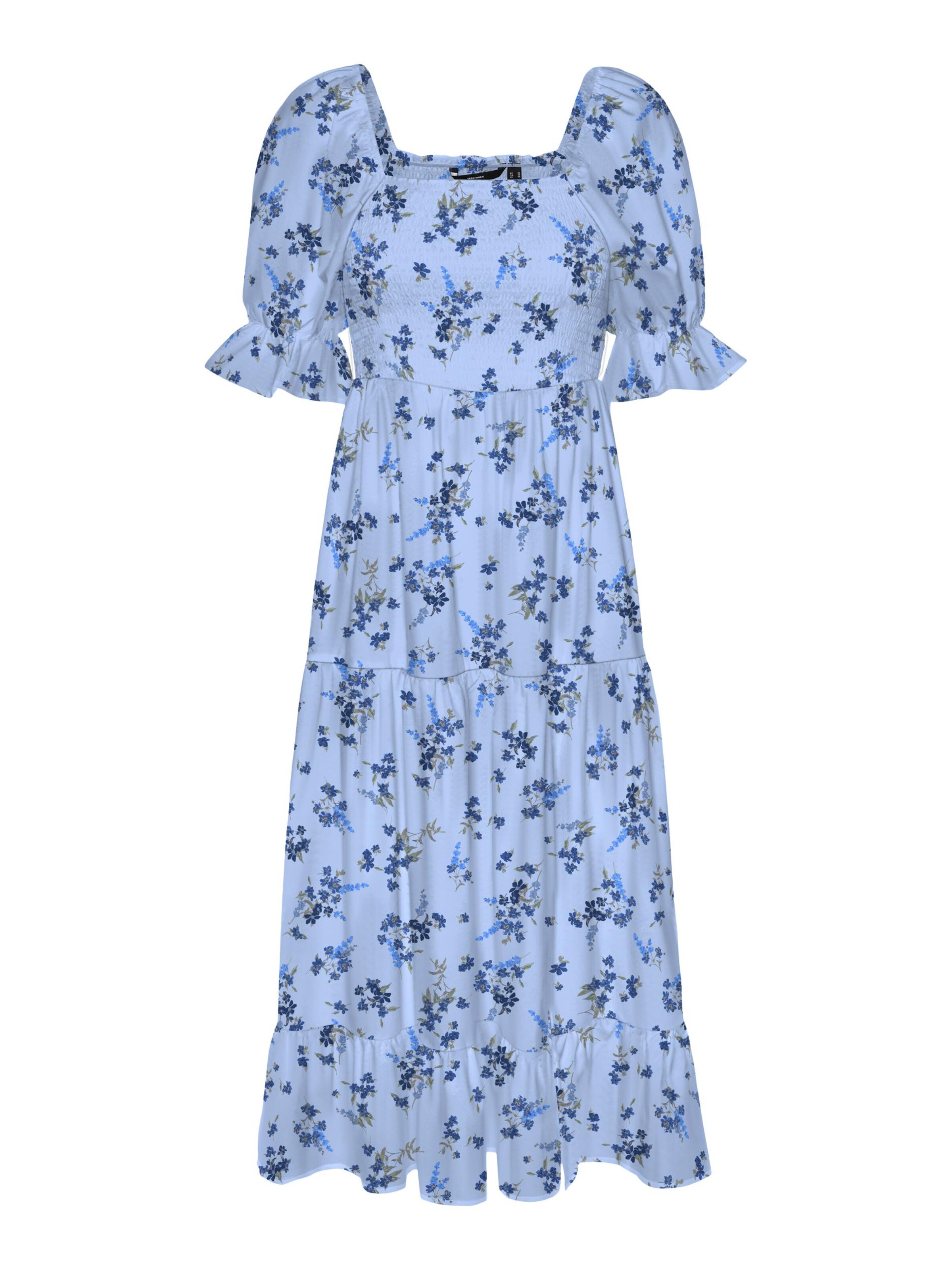 VERO MODA Kleid 'Luca' in Blau, Enzian, Hellblau | ABOUT YOU