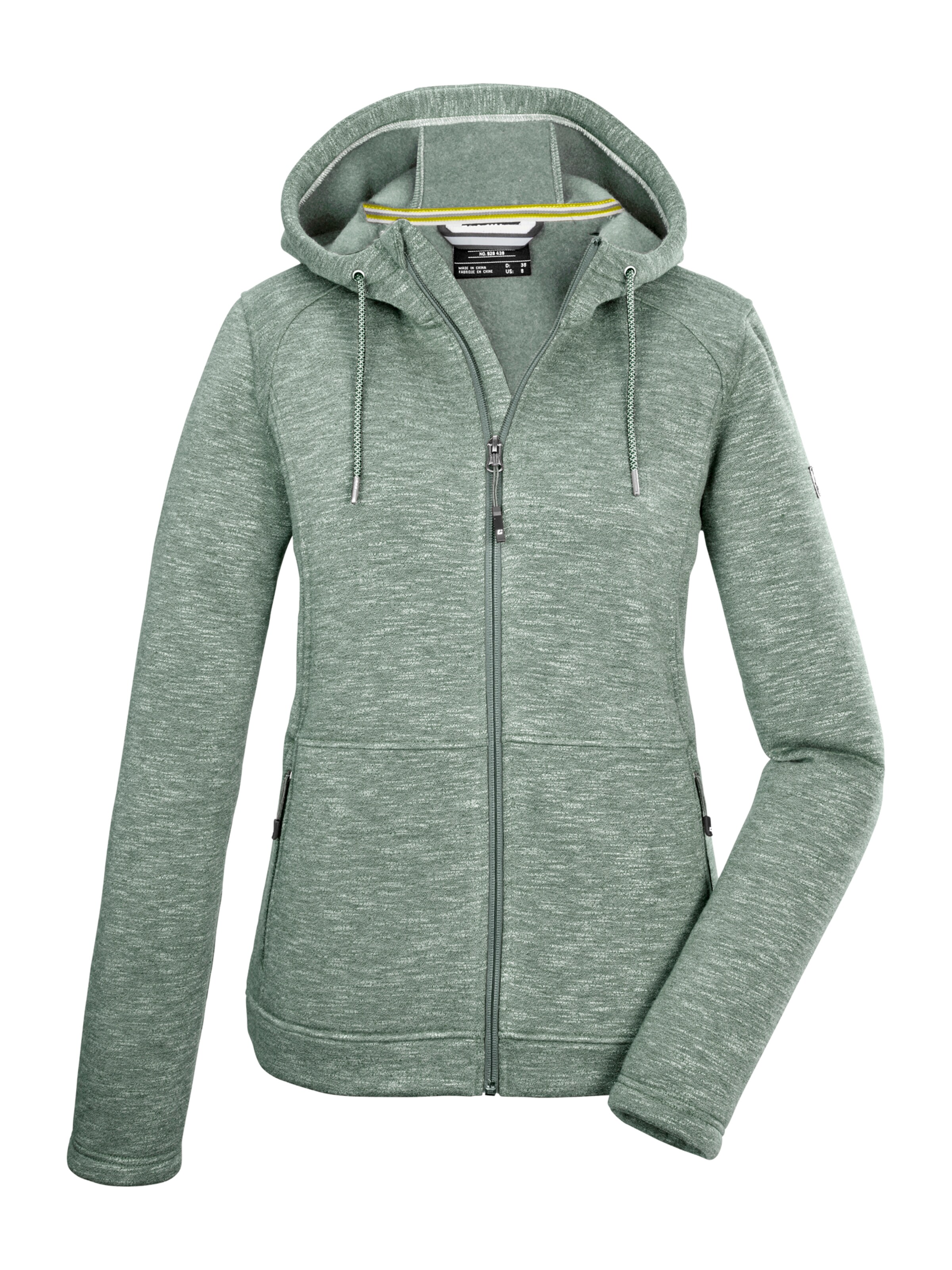 KILLTEC Jachetă fleece funcțională 'KOW 6' pe Verde Amestecat | ABOUT YOU